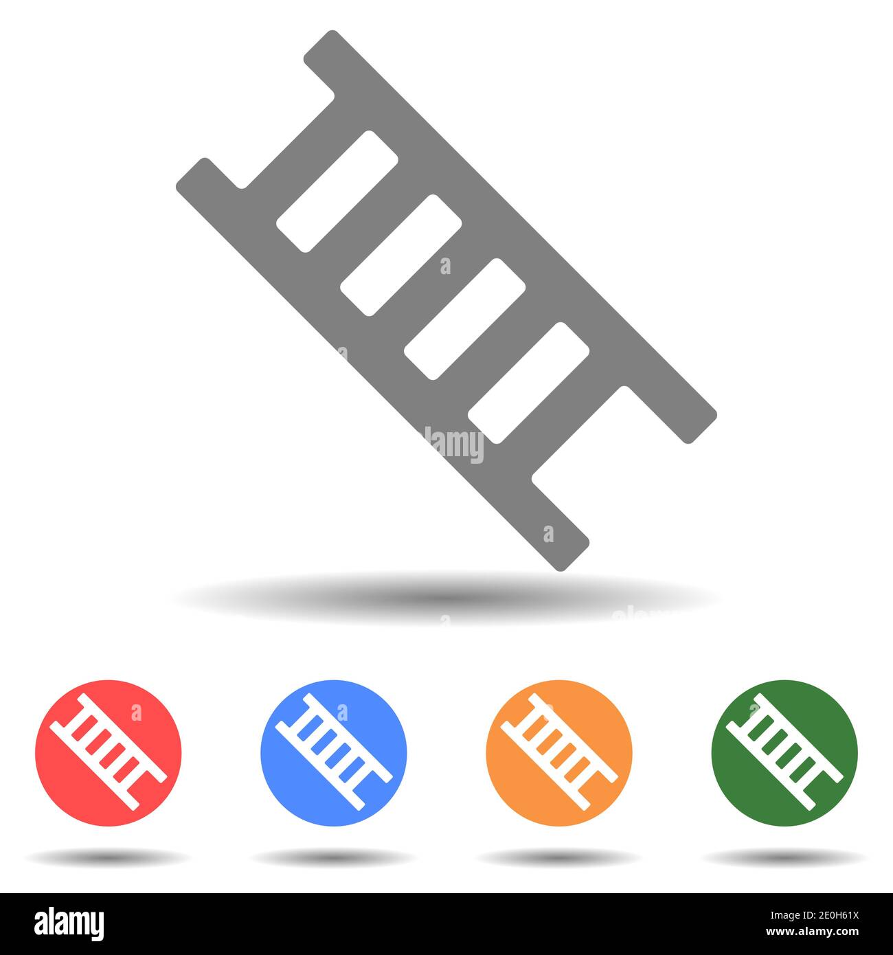 Step ladder vector icon isolated Stock Vector Image & Art - Alamy