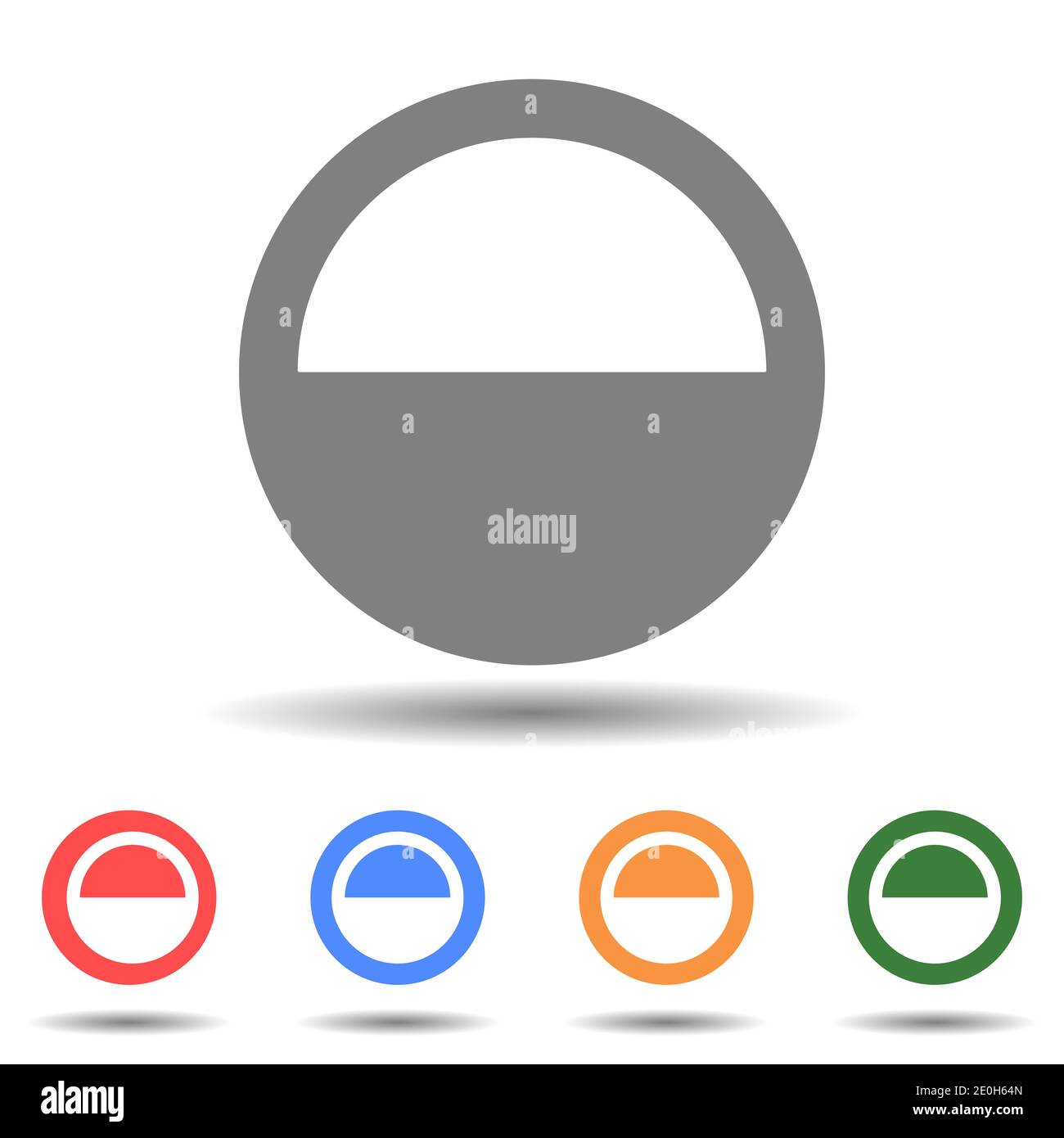 Diagram half isolated vector Cut Out Stock Images & Pictures - Alamy