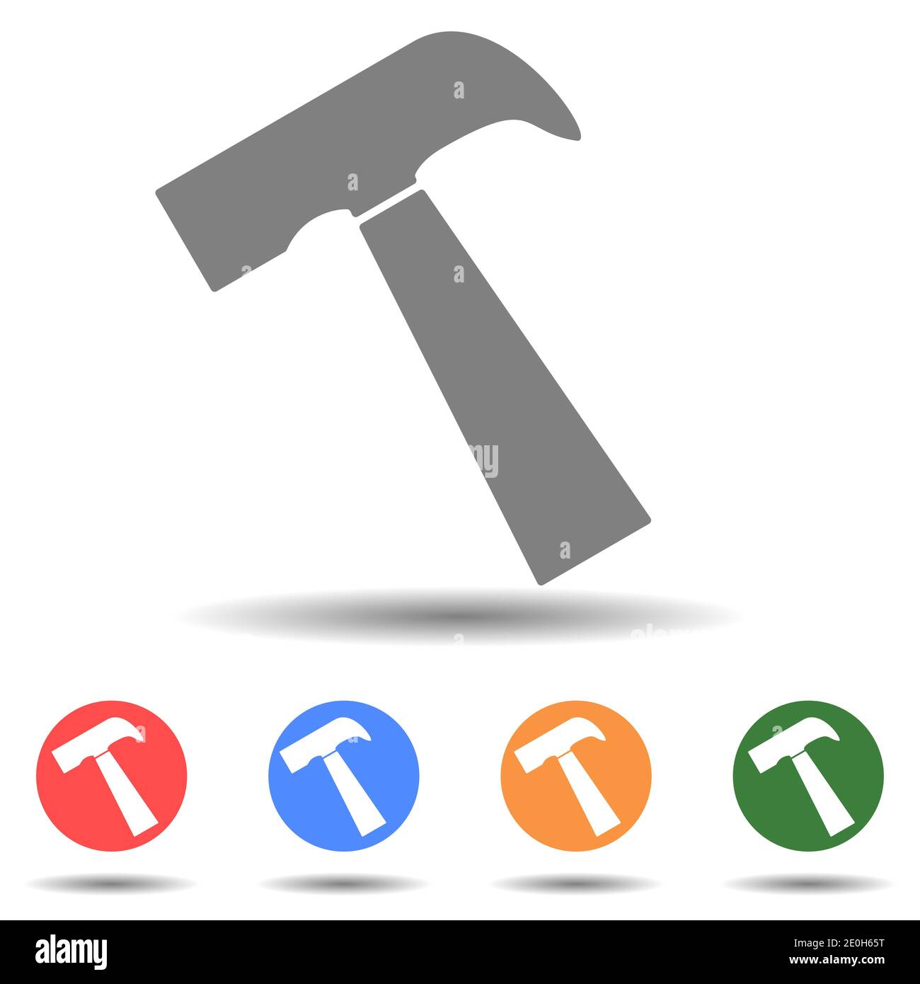 Simple hammer graphic hi-res stock photography and images - Alamy