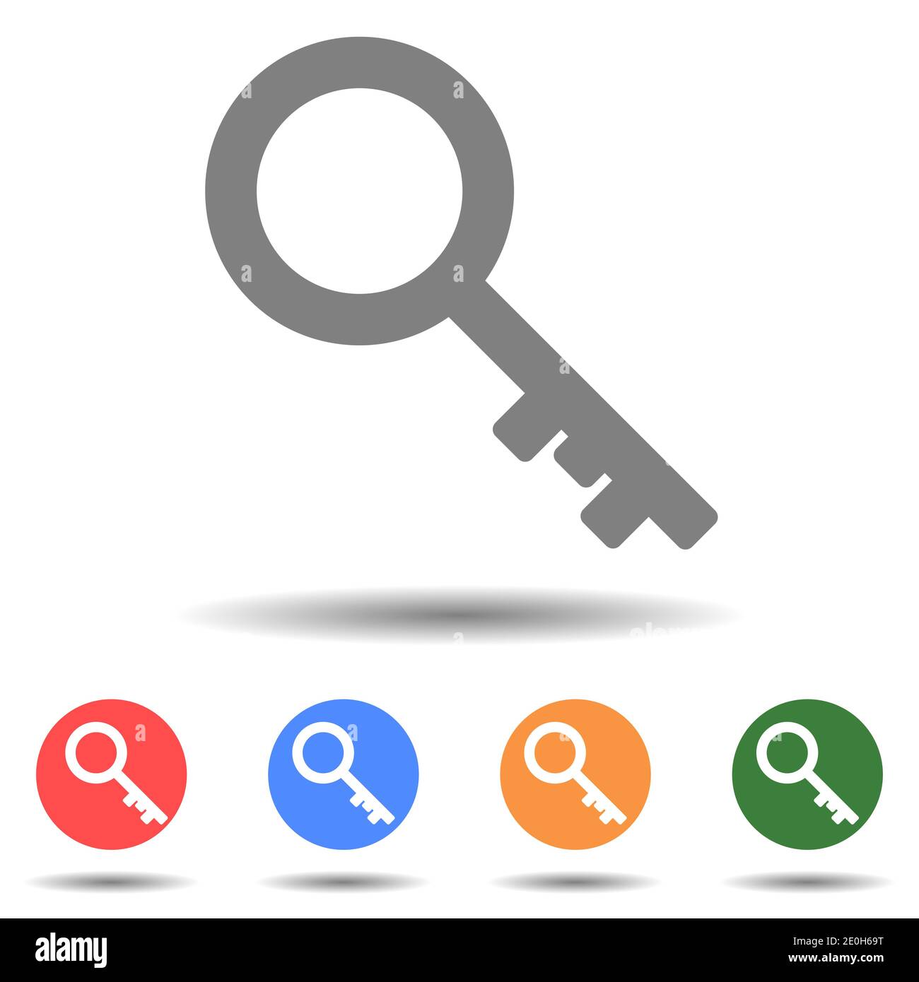 Old door key vector icon, lock sign Stock Vector Image & Art - Alamy