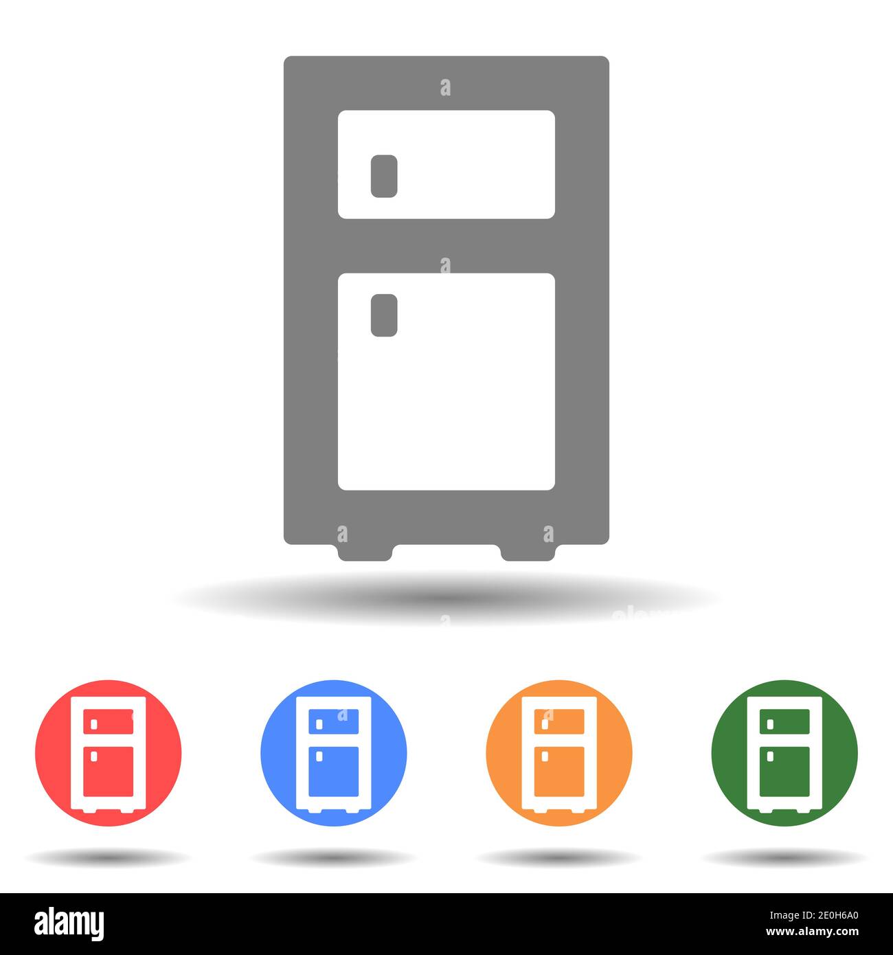 Refrigerator Fridge icon vector Stock Vector Image & Art - Alamy