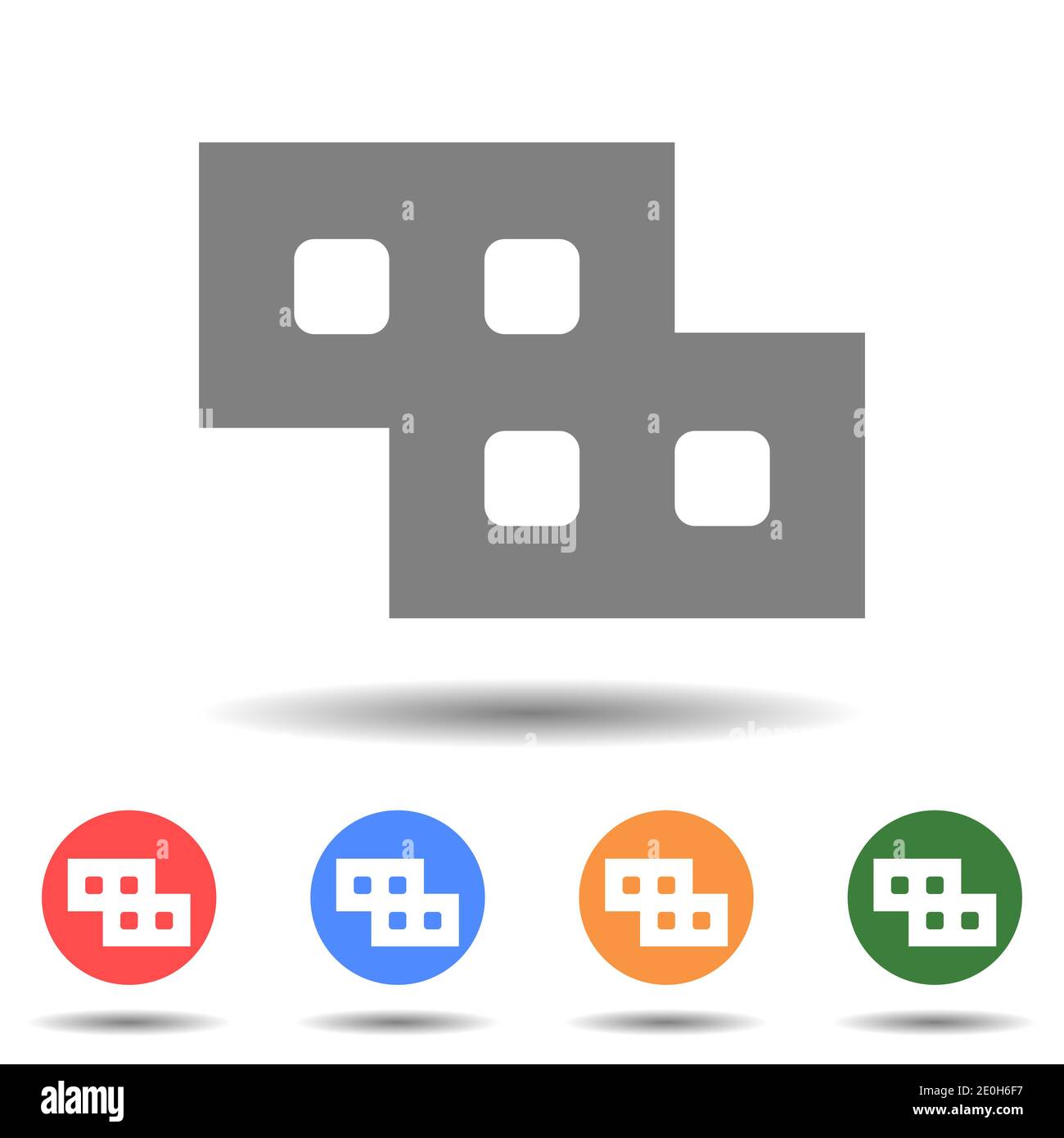 Constructor tetris symbol Cut Out Stock Images & Pictures - Alamy