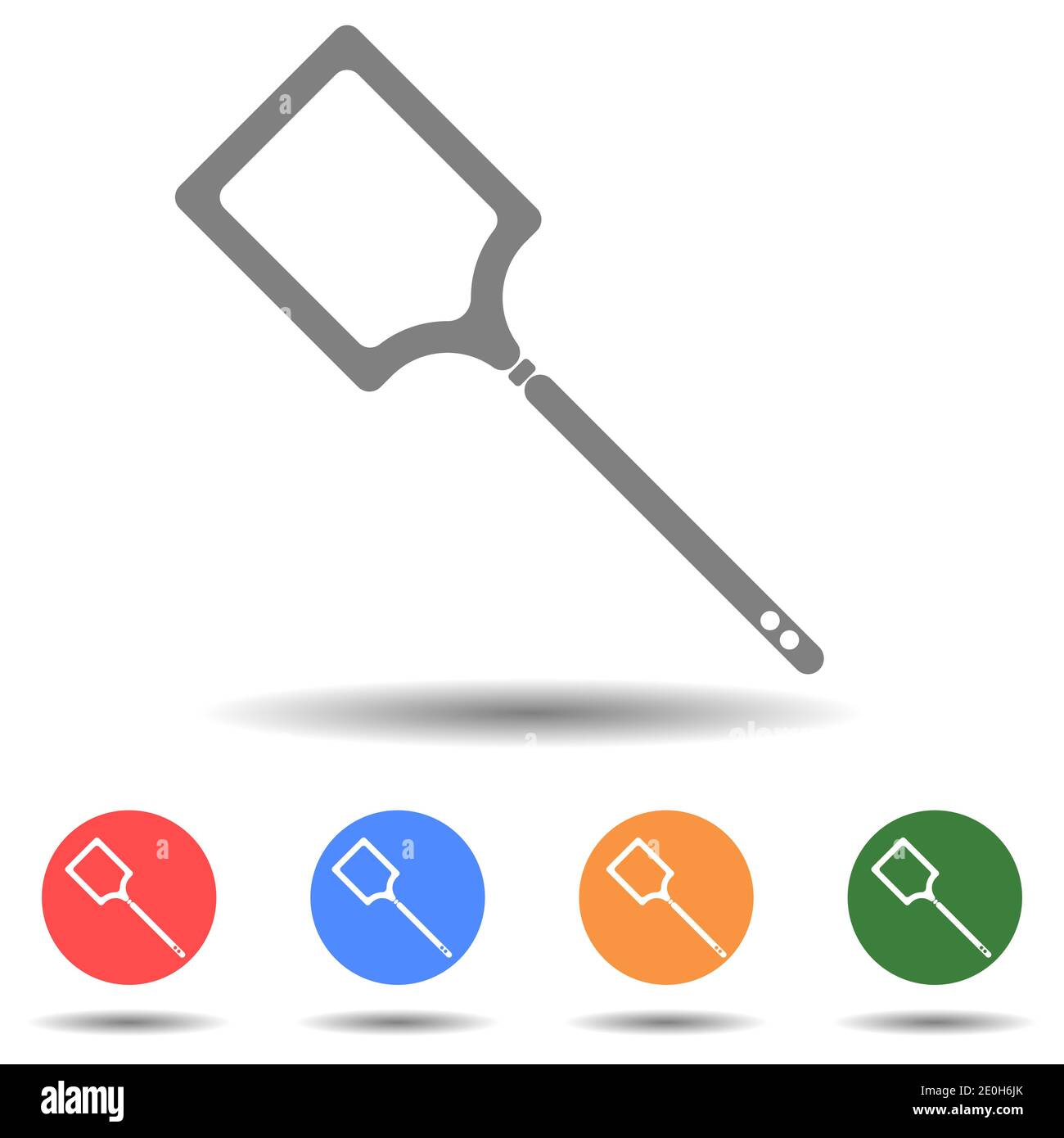 Kitchen spatula outline vector icon Stock Vector Image & Art - Alamy