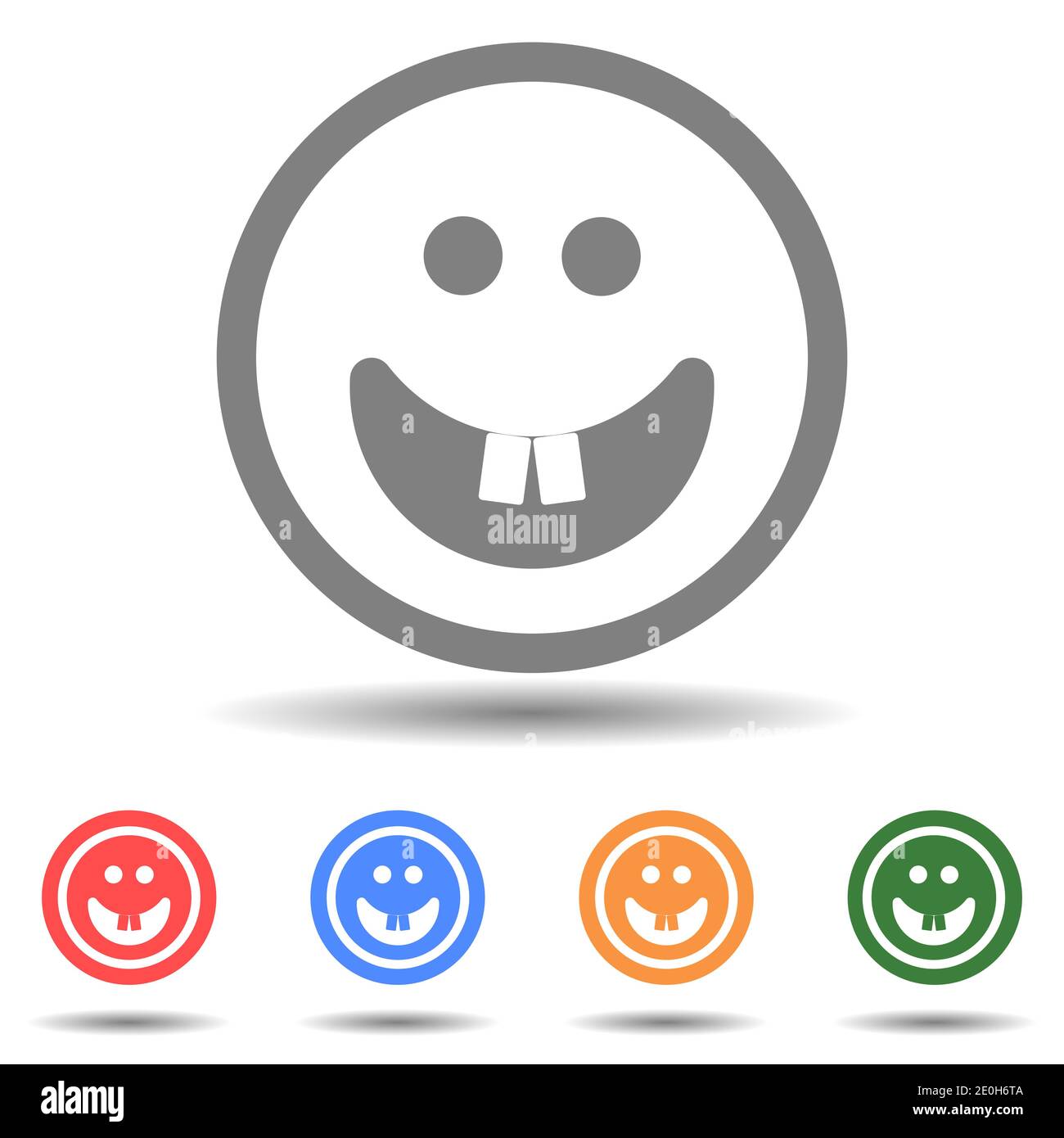 Toothless child smile vector icon in simple style Stock Vector Image ...