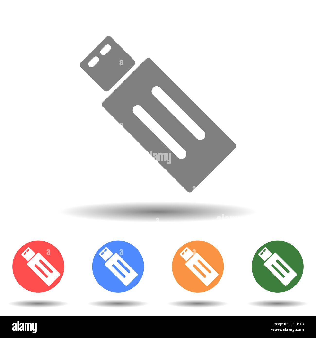 USB Flash Drive linear vector icon Stock Vector Image & Art - Alamy