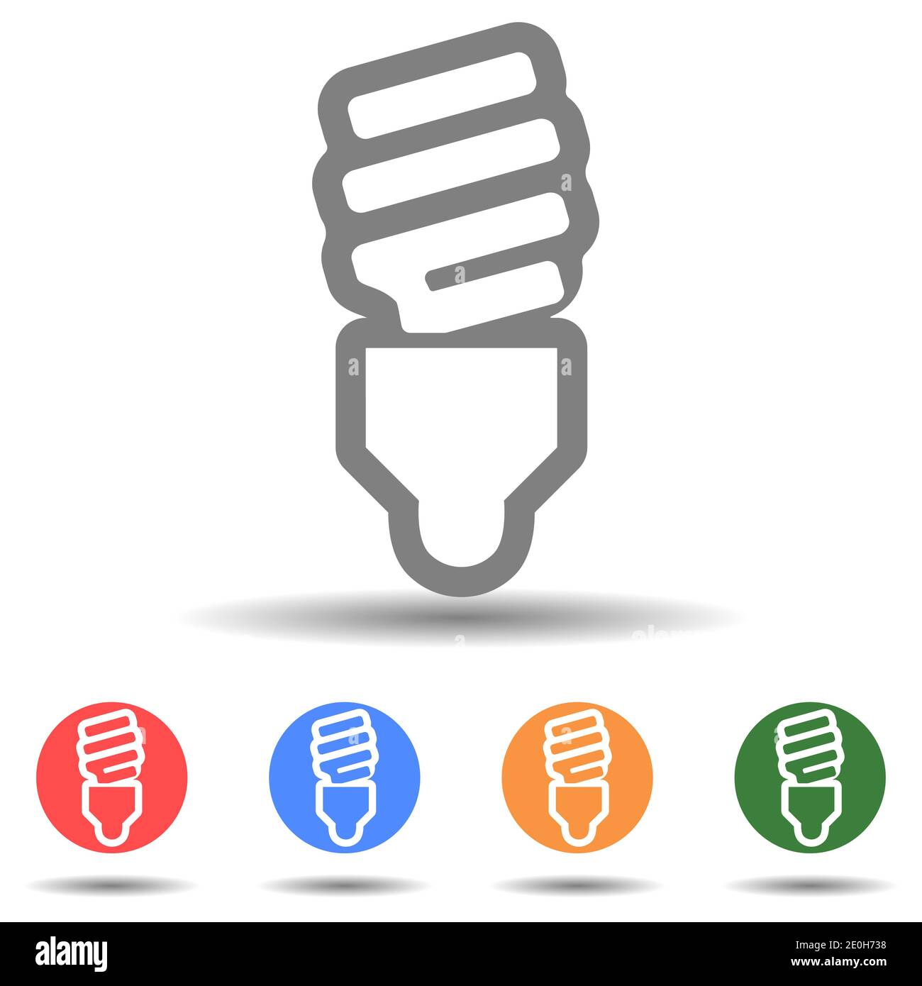 Compact fluorescent tube Stock Vector Images - Alamy