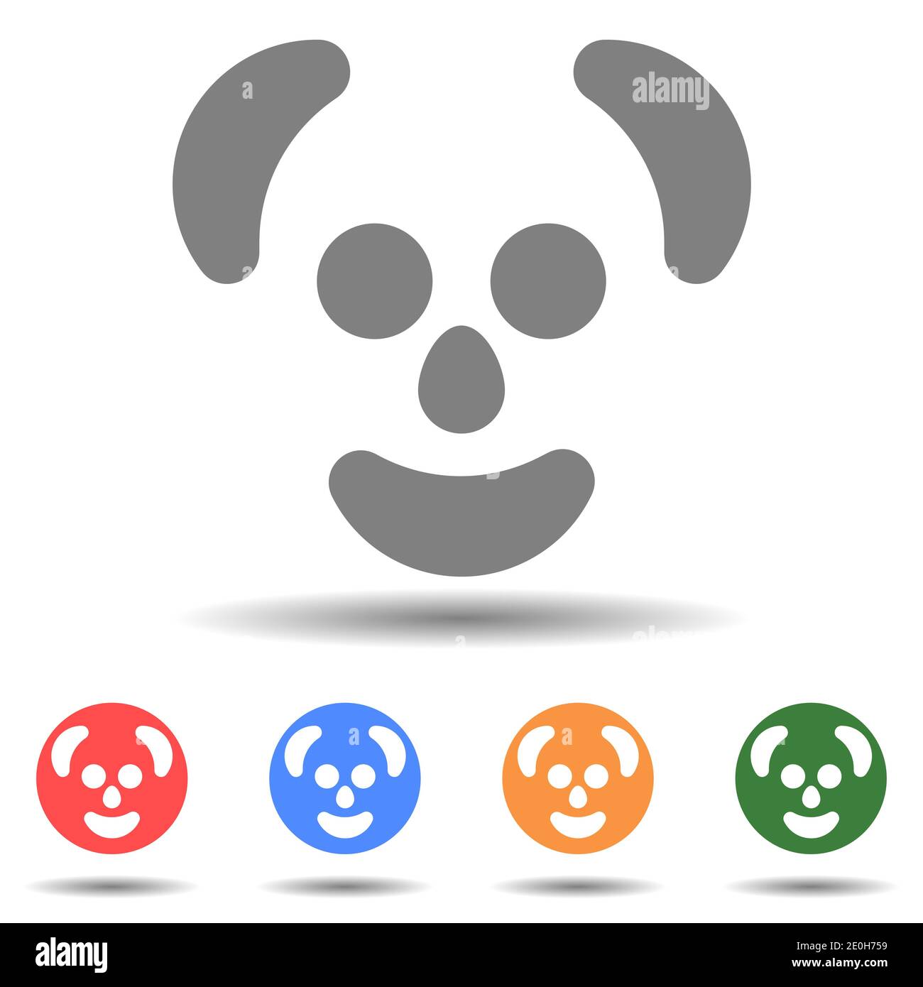 Creepy clown linear icon vector Stock Vector Image & Art - Alamy
