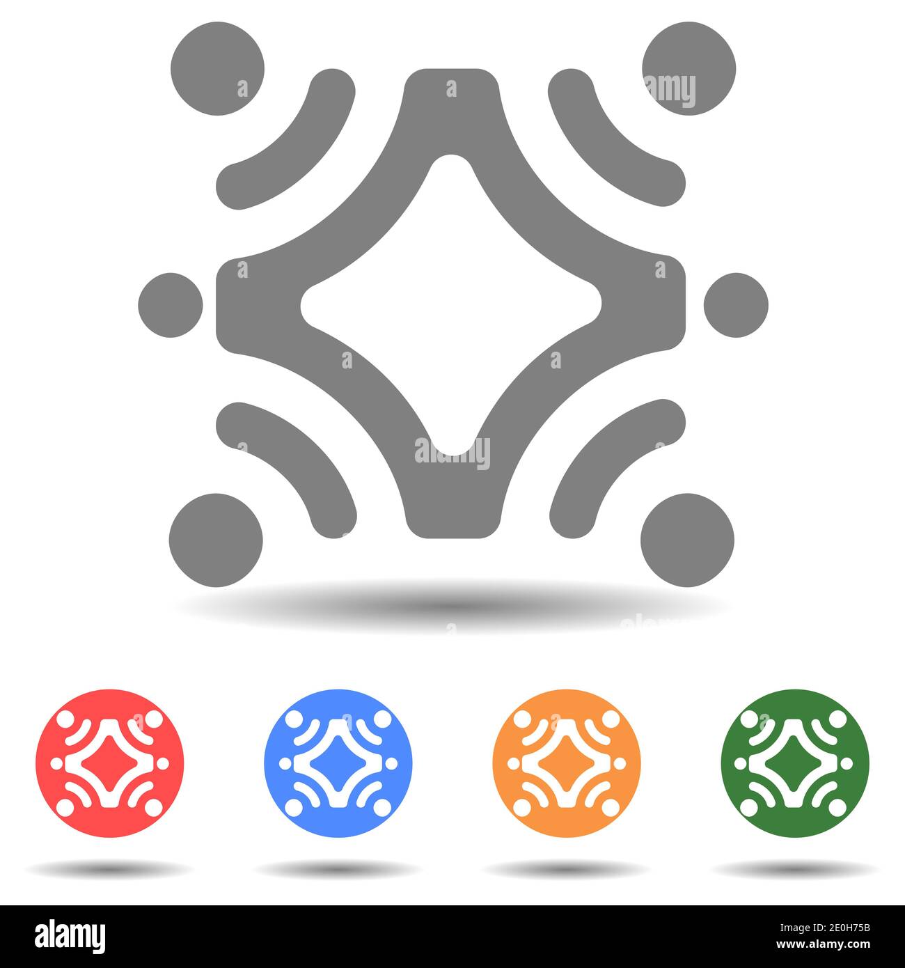 Center connection sign vector icon Stock Vector Image & Art - Alamy