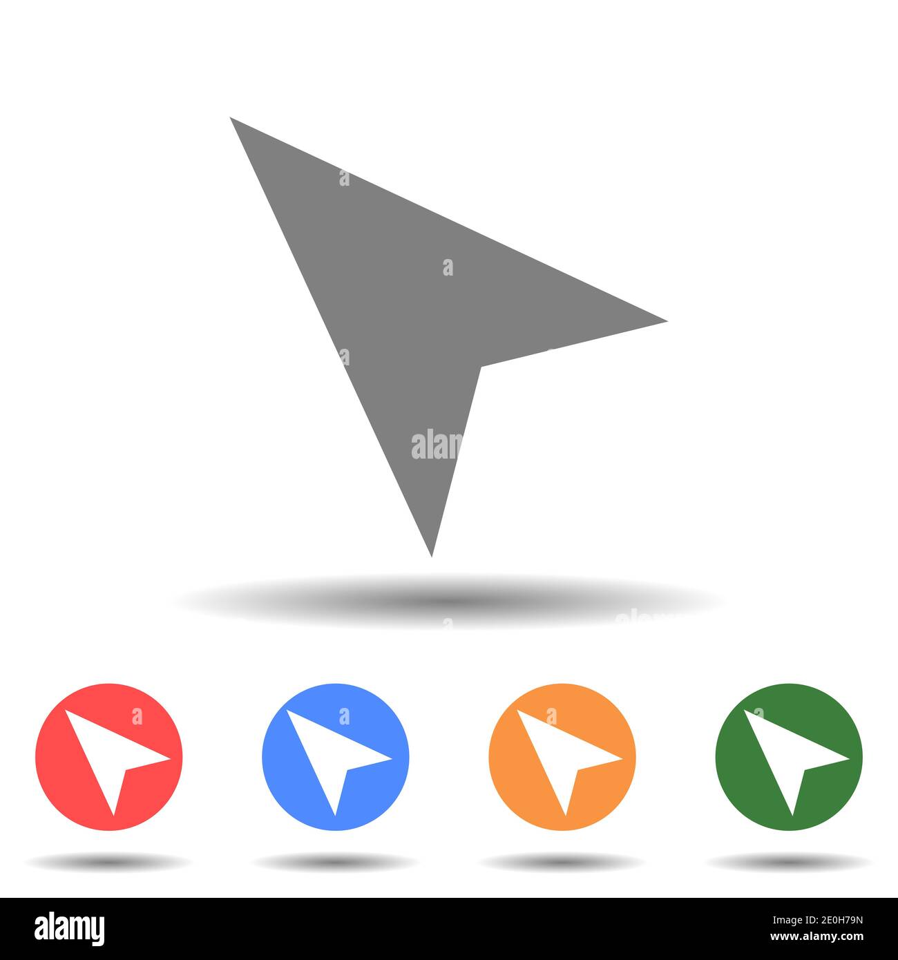 Current Location Map Marker Arrow Vector Icon Stock Vector Image And Art Alamy 2779