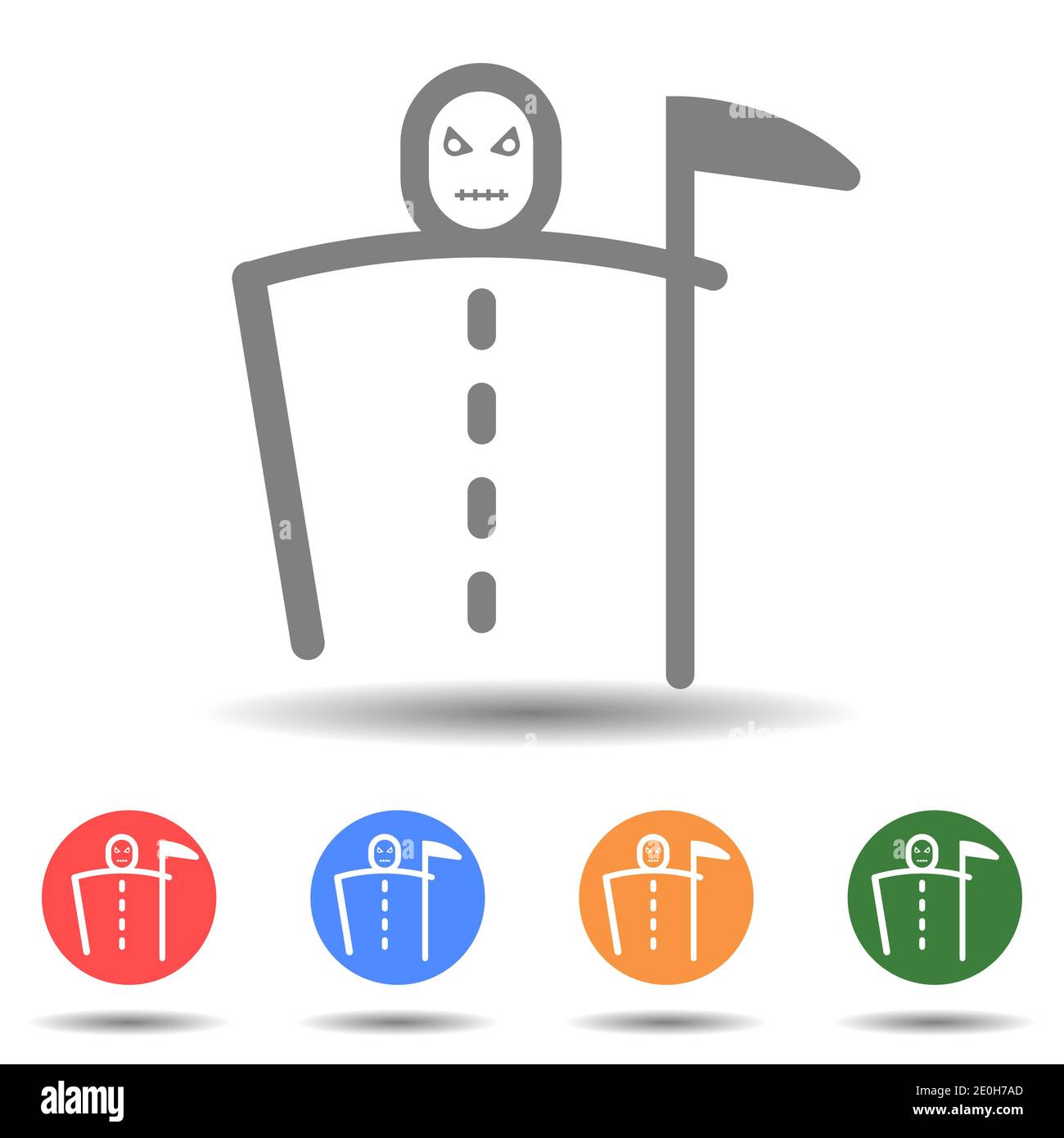 Death mask skeleton skull grim Cut Out Stock Images & Pictures - Alamy