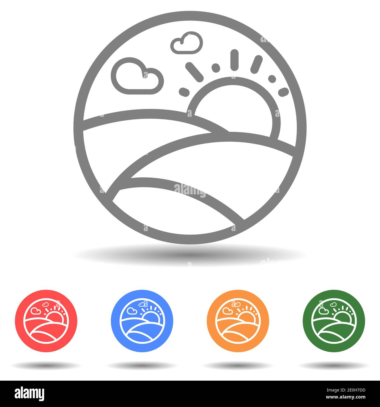 Organic food logotype package Stock Vector Images - Alamy