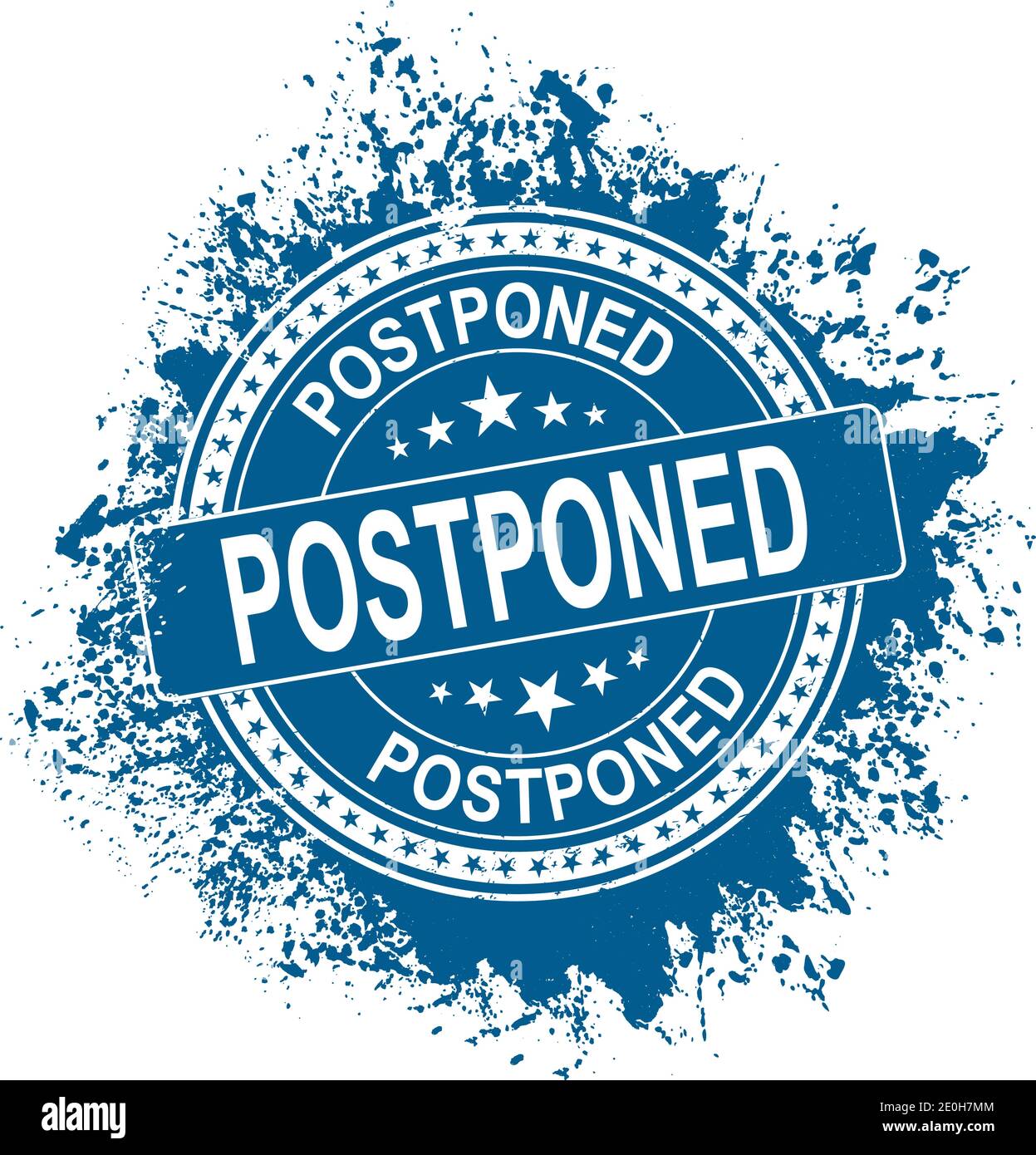 Reschedule stamp Stock Vector Images - Alamy