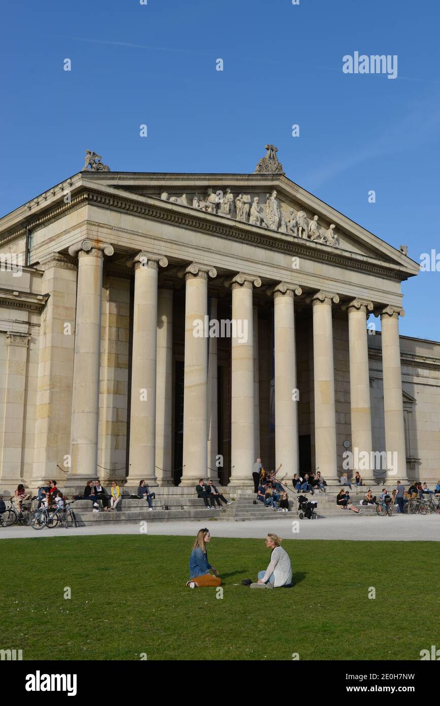 Glyptothek, Koenigsplatz, Muenchen, Bayern, Deutschland Stock Photo - Alamy