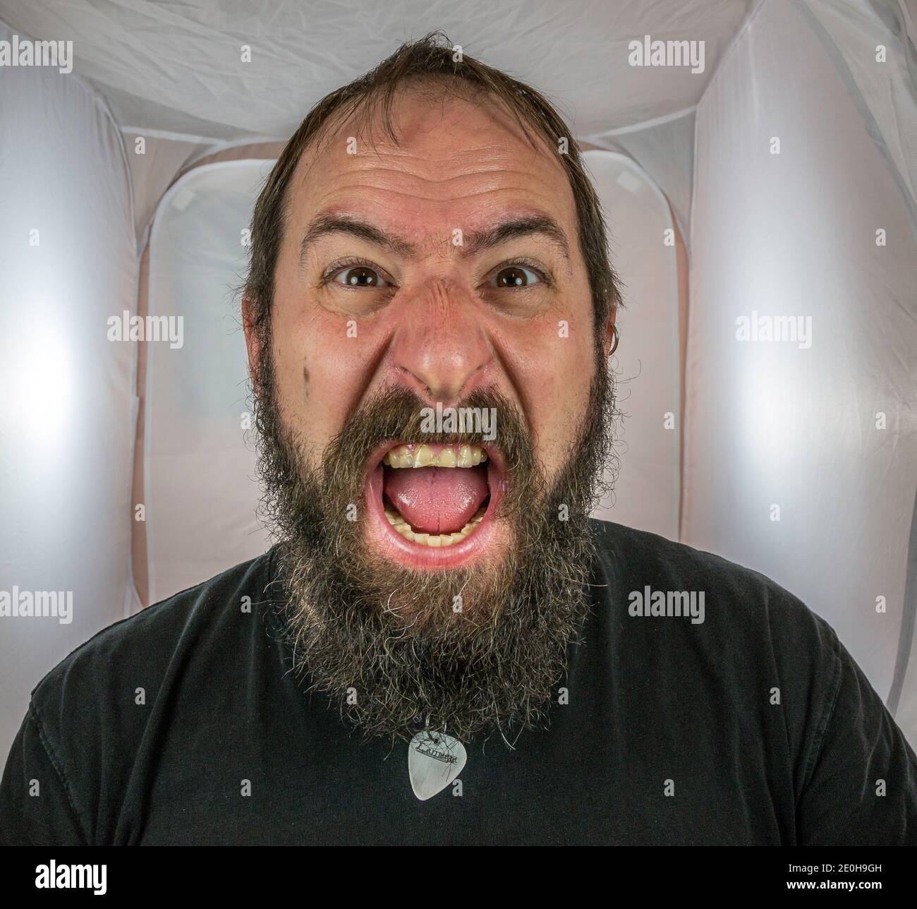 Angry bearded man hi-res stock photography and images - Alamy