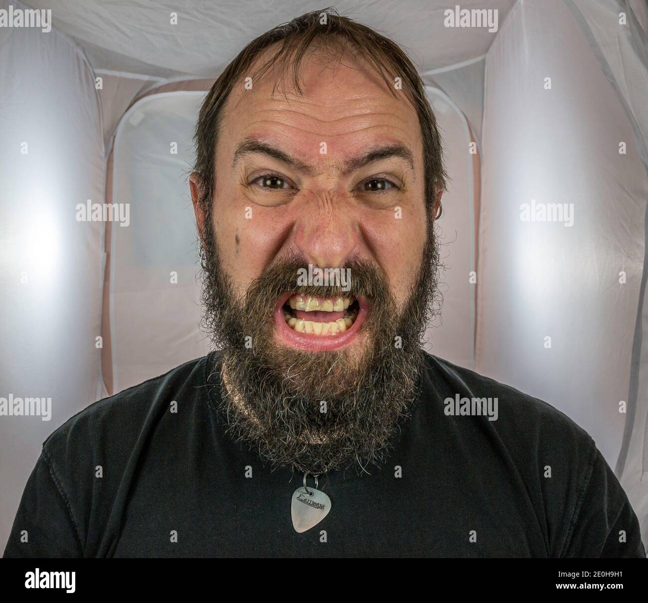 Angry bearded man hi-res stock photography and images - Alamy