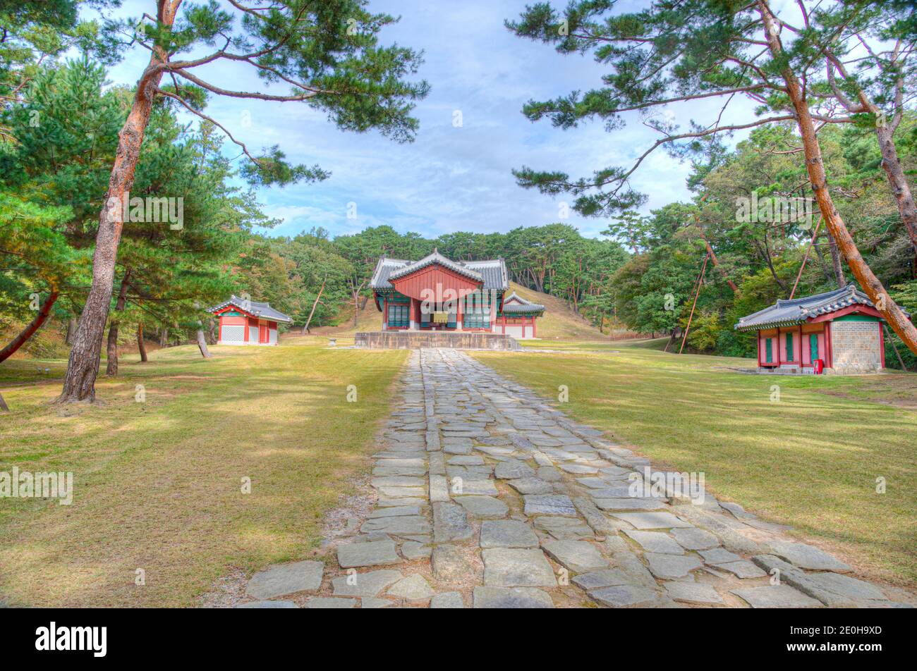 Donggureung royal tomb complex near Seoul, Republic of Korea Stock ...