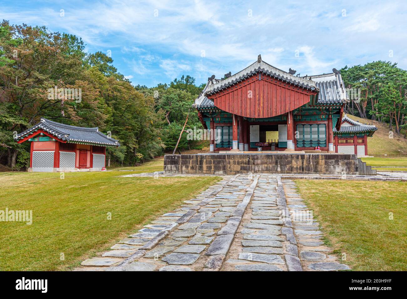 Donggureung royal tomb complex near Seoul, Republic of Korea Stock ...