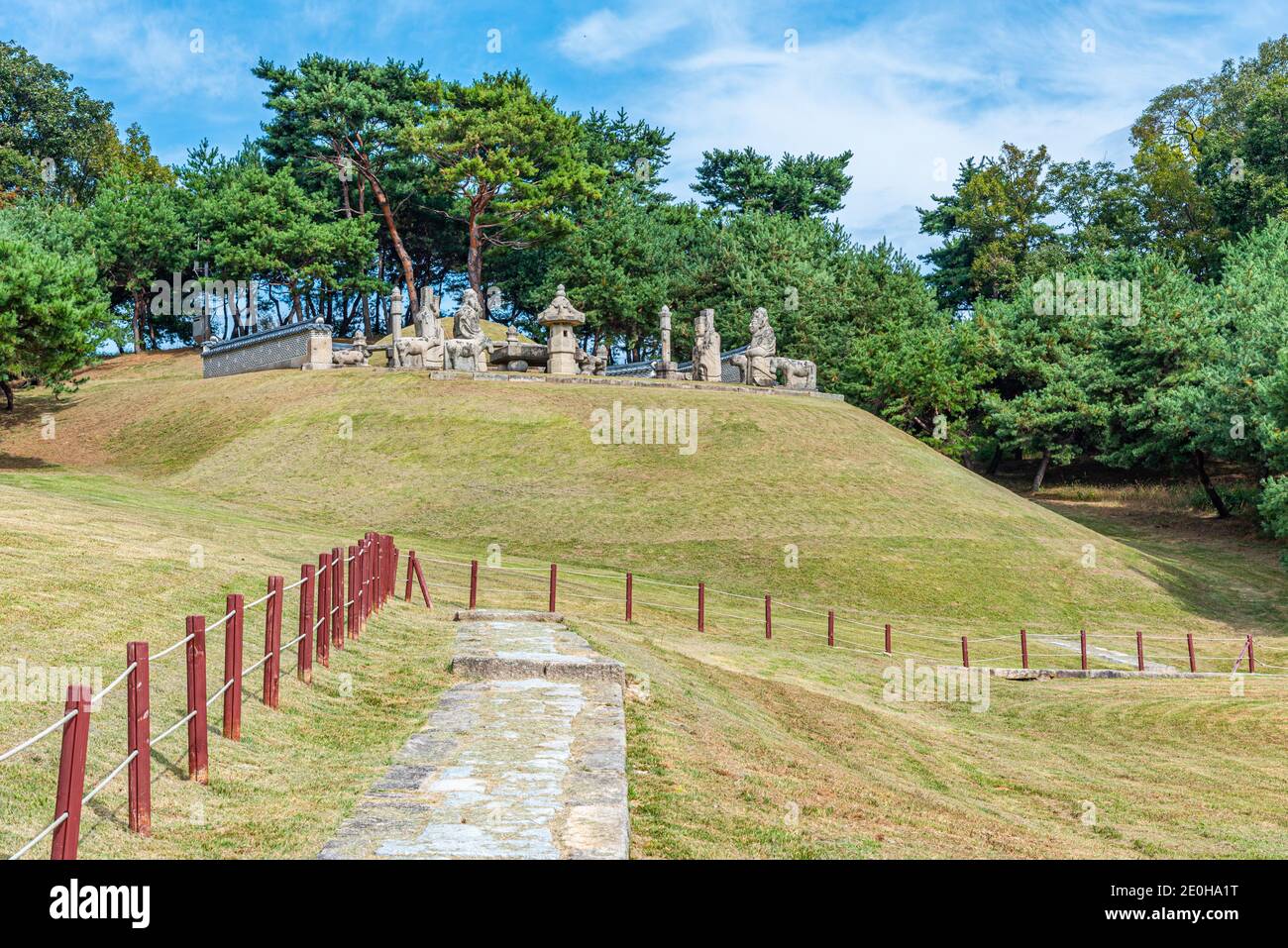 Donggureung royal tomb complex near Seoul, Republic of Korea Stock ...