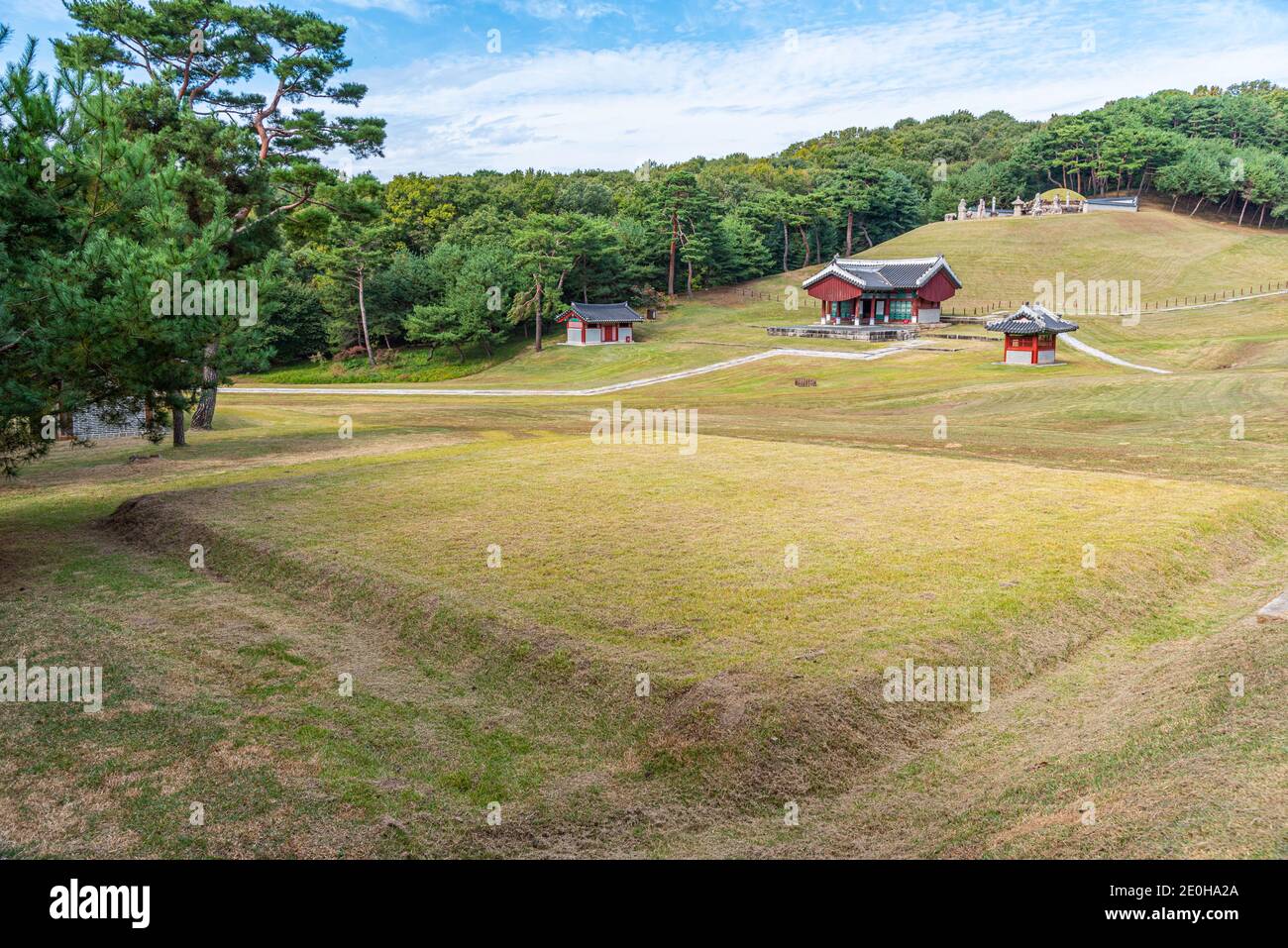 Donggureung royal tomb complex near Seoul, Republic of Korea Stock ...