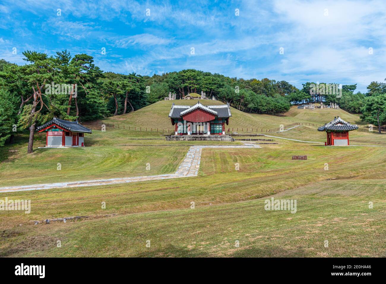 Donggureung royal tomb complex near Seoul, Republic of Korea Stock ...
