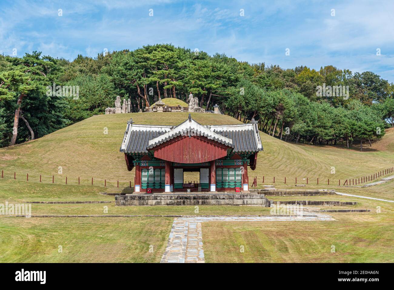 Donggureung royal tomb complex near Seoul, Republic of Korea Stock ...