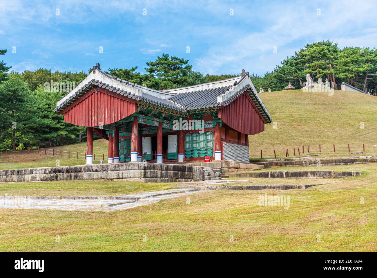 Donggureung royal tomb complex near Seoul, Republic of Korea Stock ...