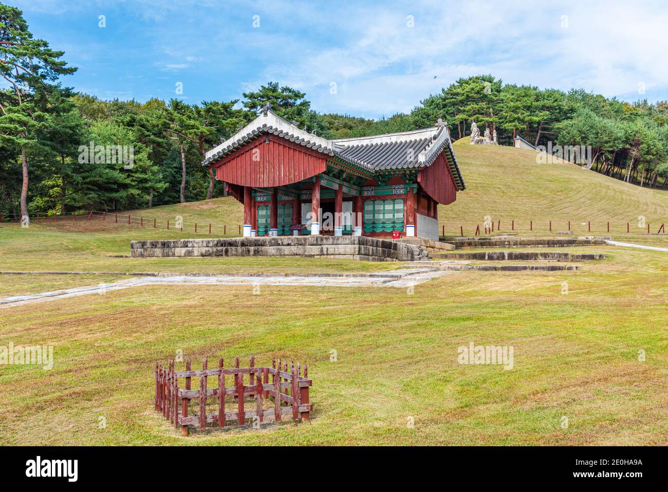 Donggureung royal tomb complex near Seoul, Republic of Korea Stock ...