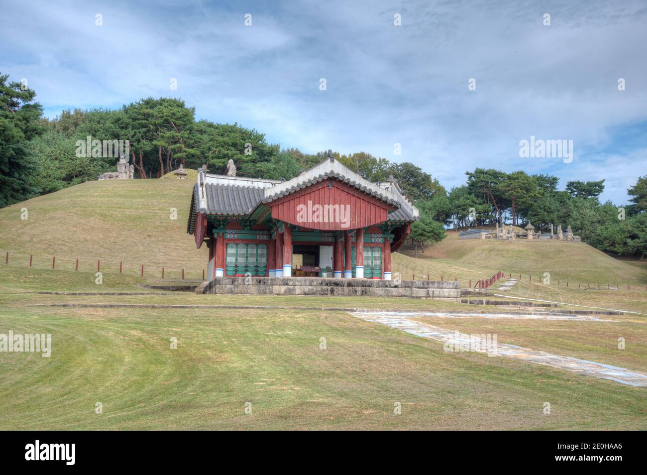 Donggureung royal tomb complex near Seoul, Republic of Korea Stock ...