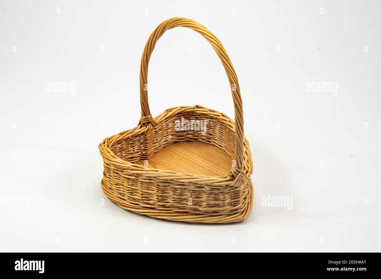 Wicker basket made by the master's hands, good job Stock Photo - Alamy