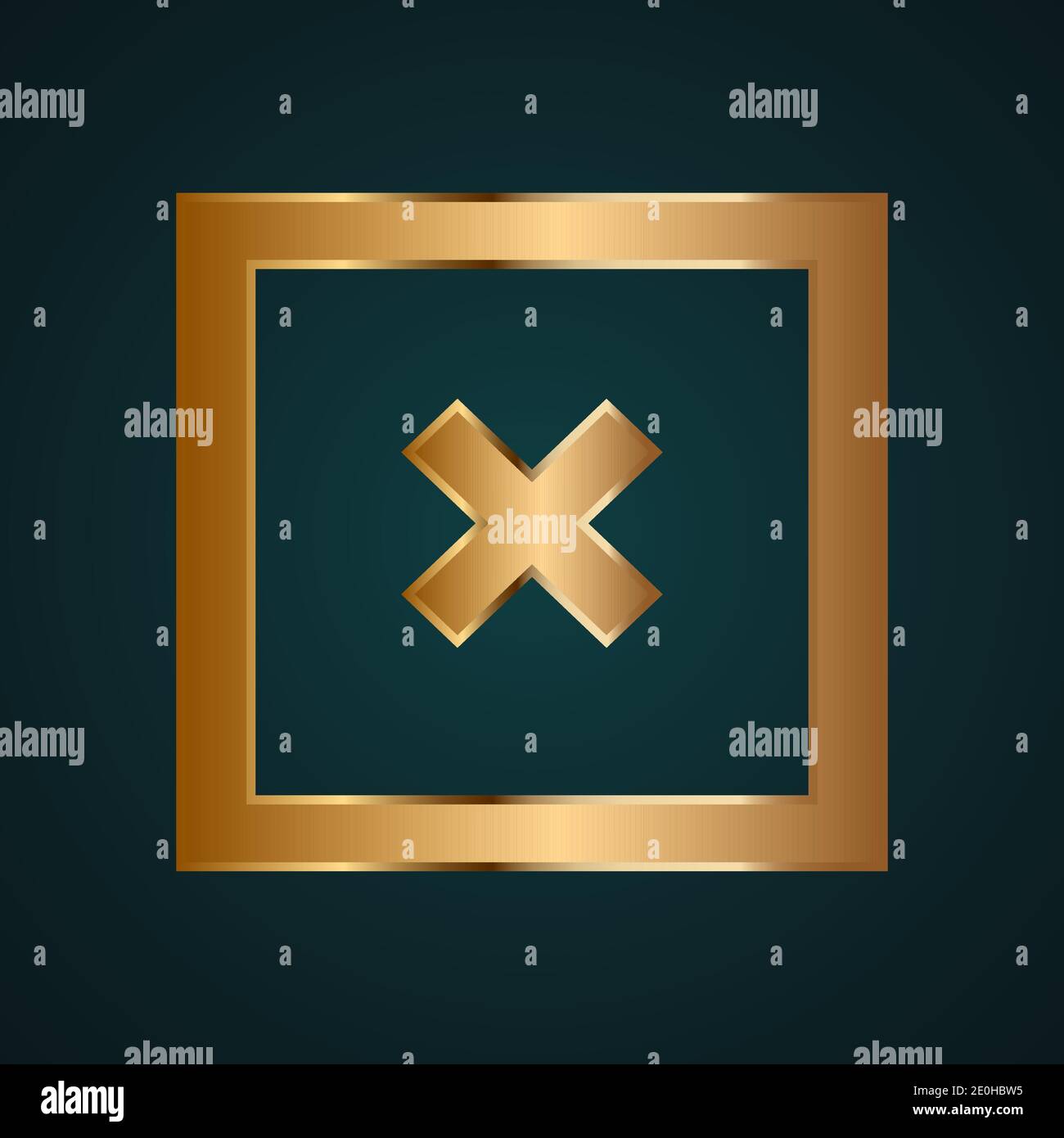 Gold rectangle button hi-res stock photography and images - Alamy