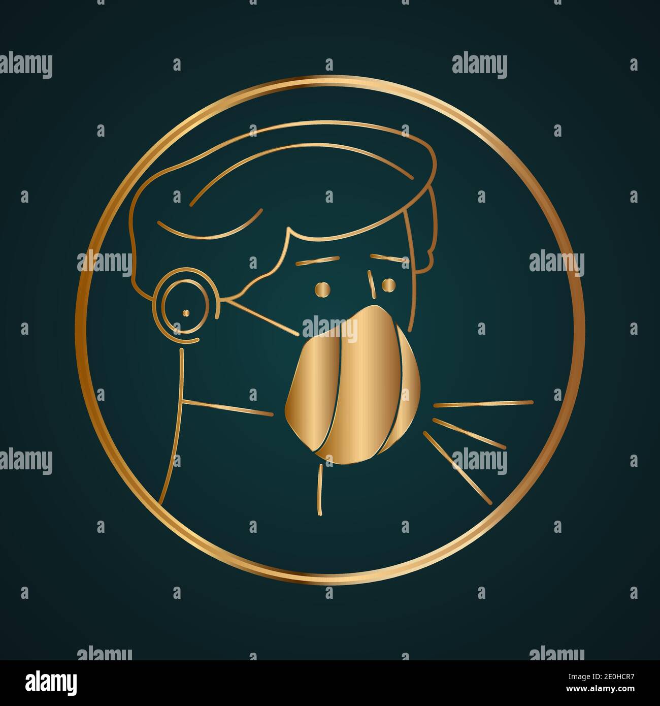 Gold vomit vector vectors hi-res stock photography and images - Alamy