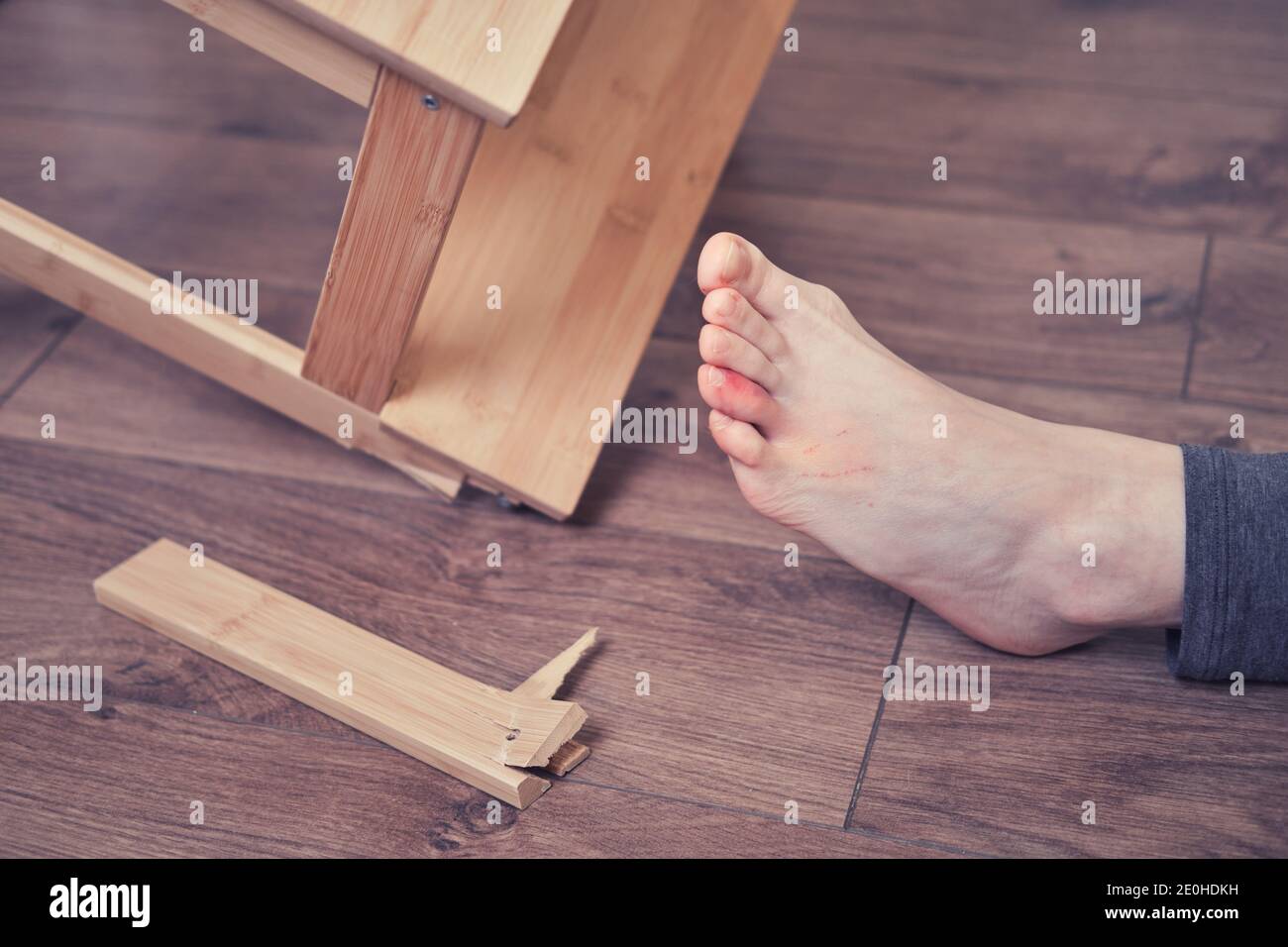 Woman falling down stairs hi-res stock photography and images - Alamy