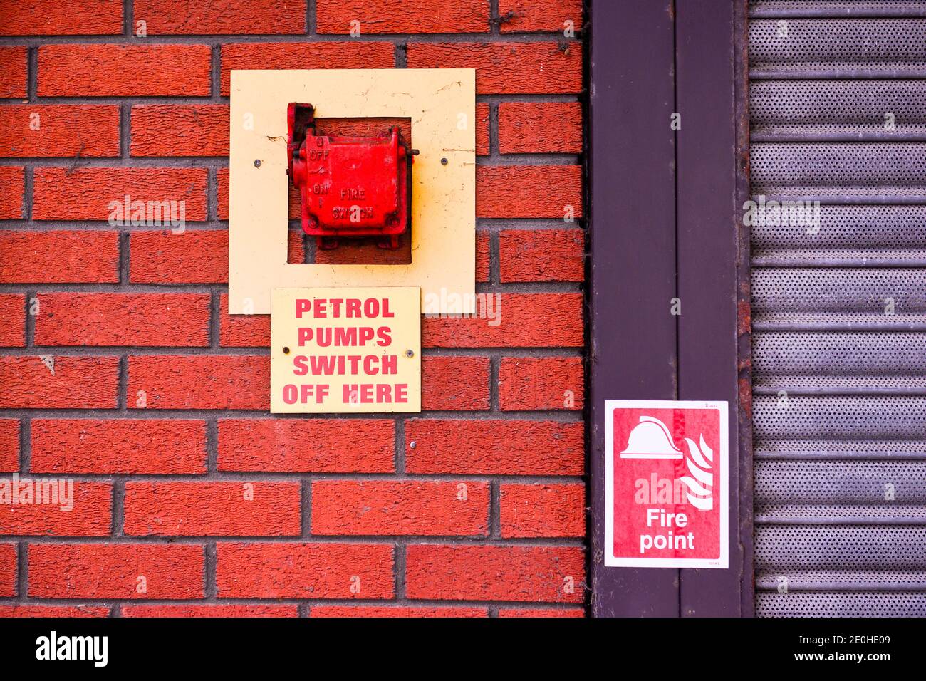 Petrol exit sign hi-res stock photography and images - Alamy