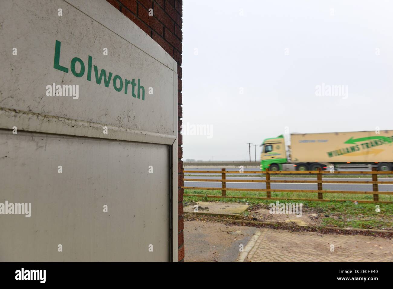 Uk petrol station warning sign hi-res stock photography and images - Alamy