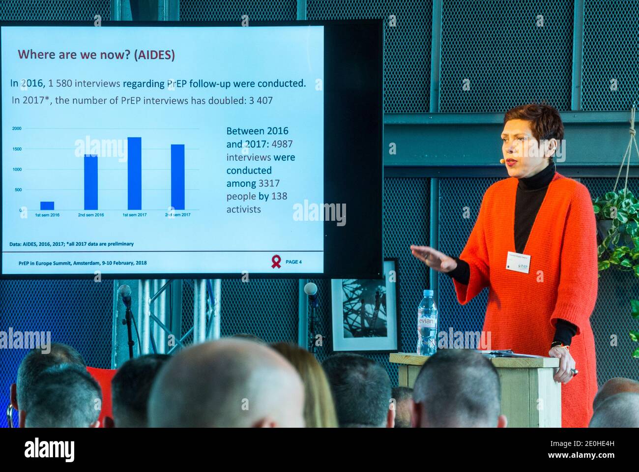 Community meeting speaker podium hi-res stock photography and images ...