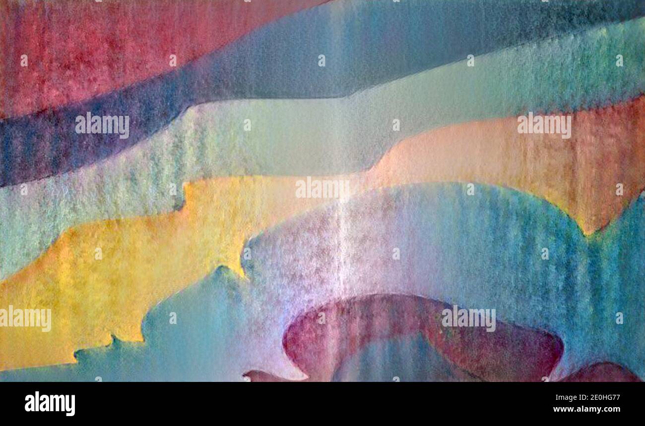 Abstract futuristic background with a watercolor texture. Modern art ...