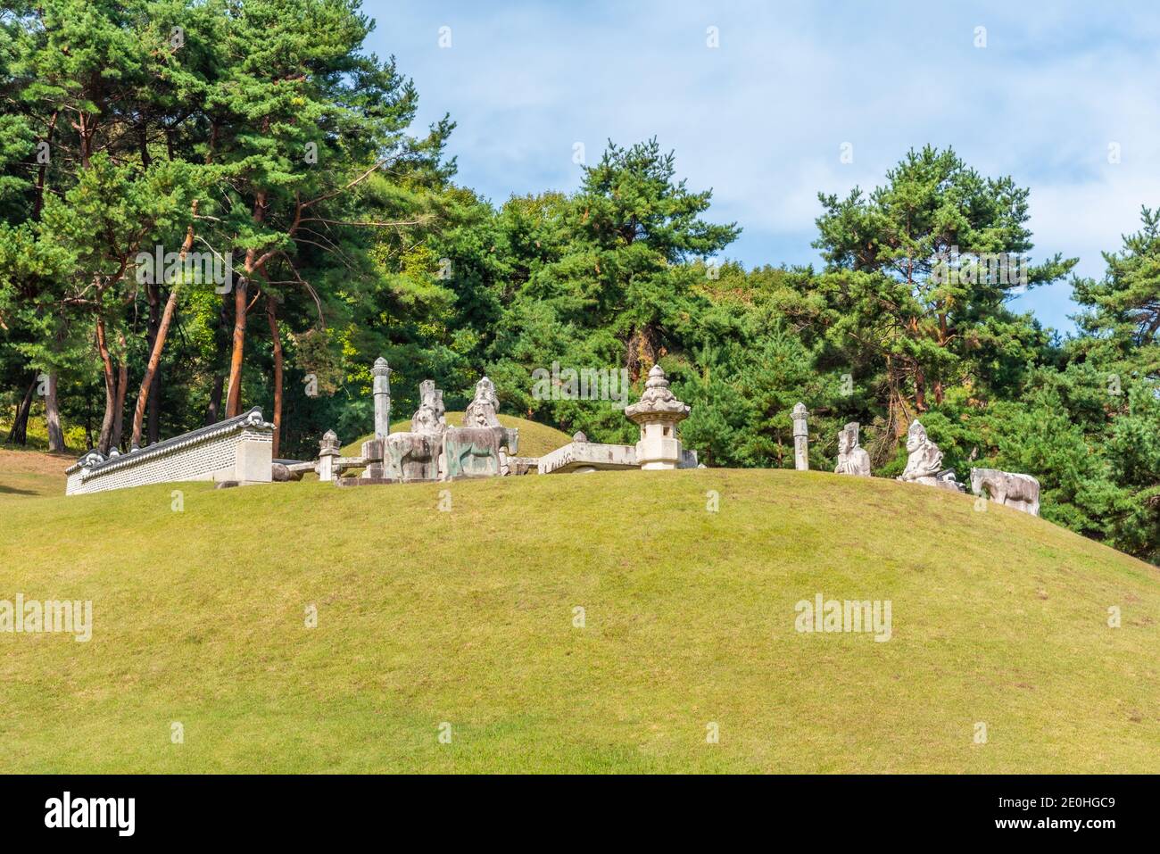Donggureung royal tomb complex near Seoul, Republic of Korea Stock ...