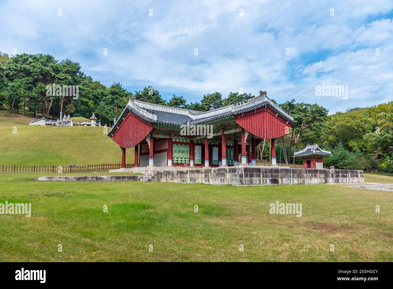 Donggureung royal tomb complex near Seoul, Republic of Korea Stock ...