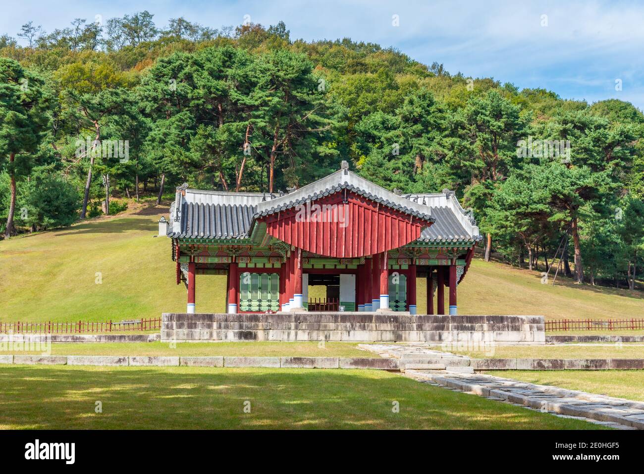 Donggureung royal tomb complex near Seoul, Republic of Korea Stock ...