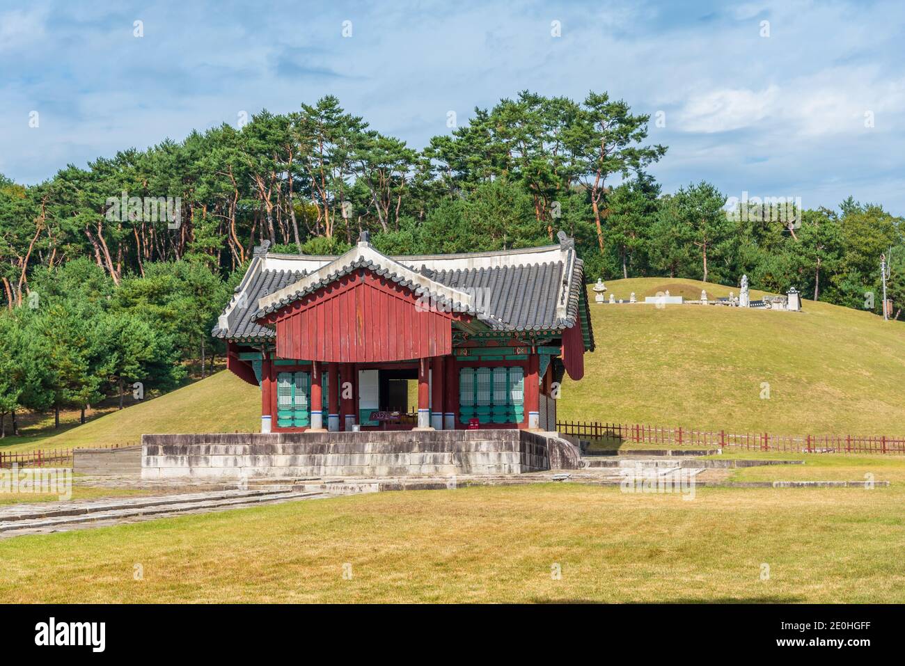 Donggureung royal tomb complex near Seoul, Republic of Korea Stock ...