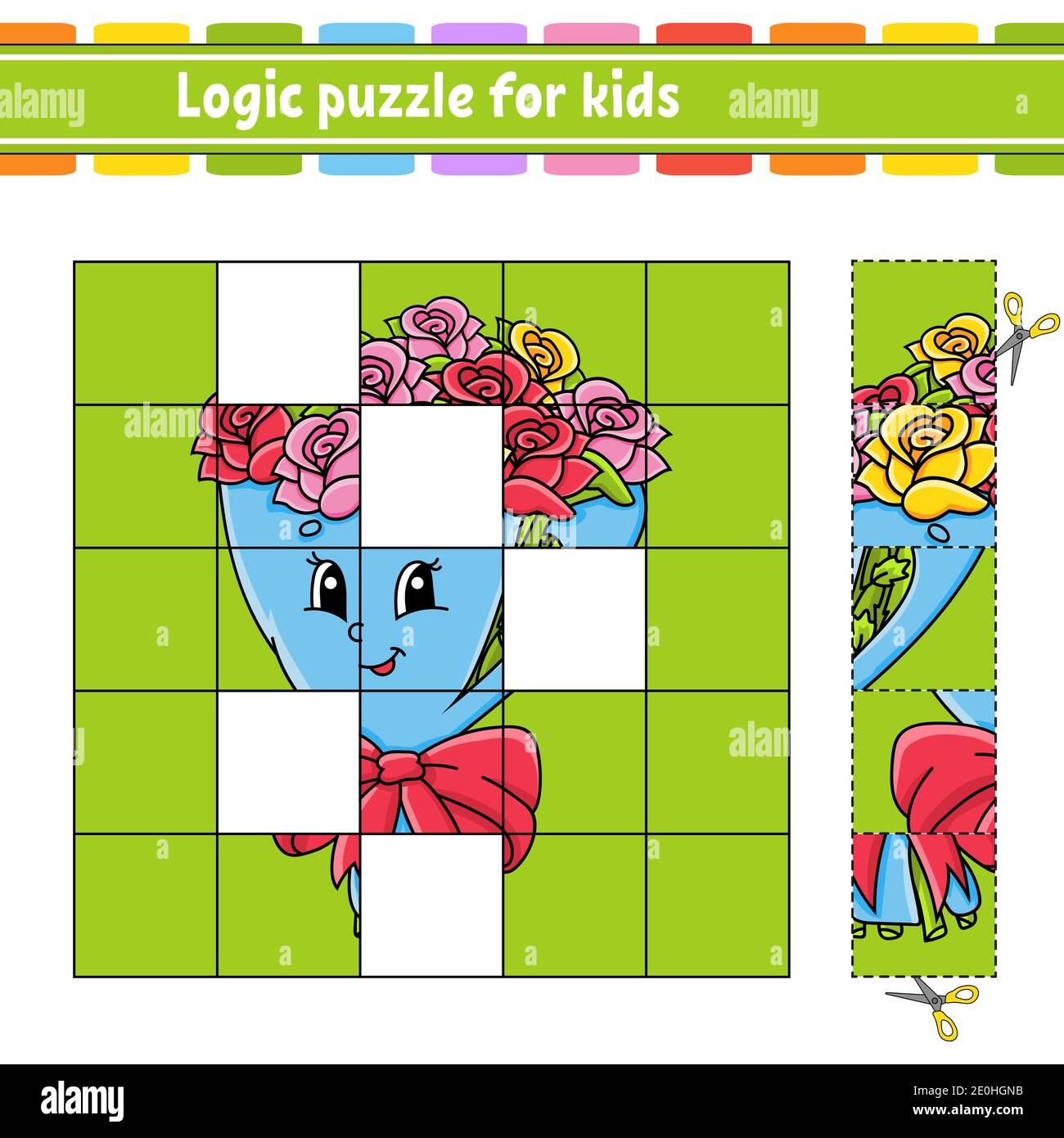 Logic puzzle for kids. Education developing worksheet. Learning game ...