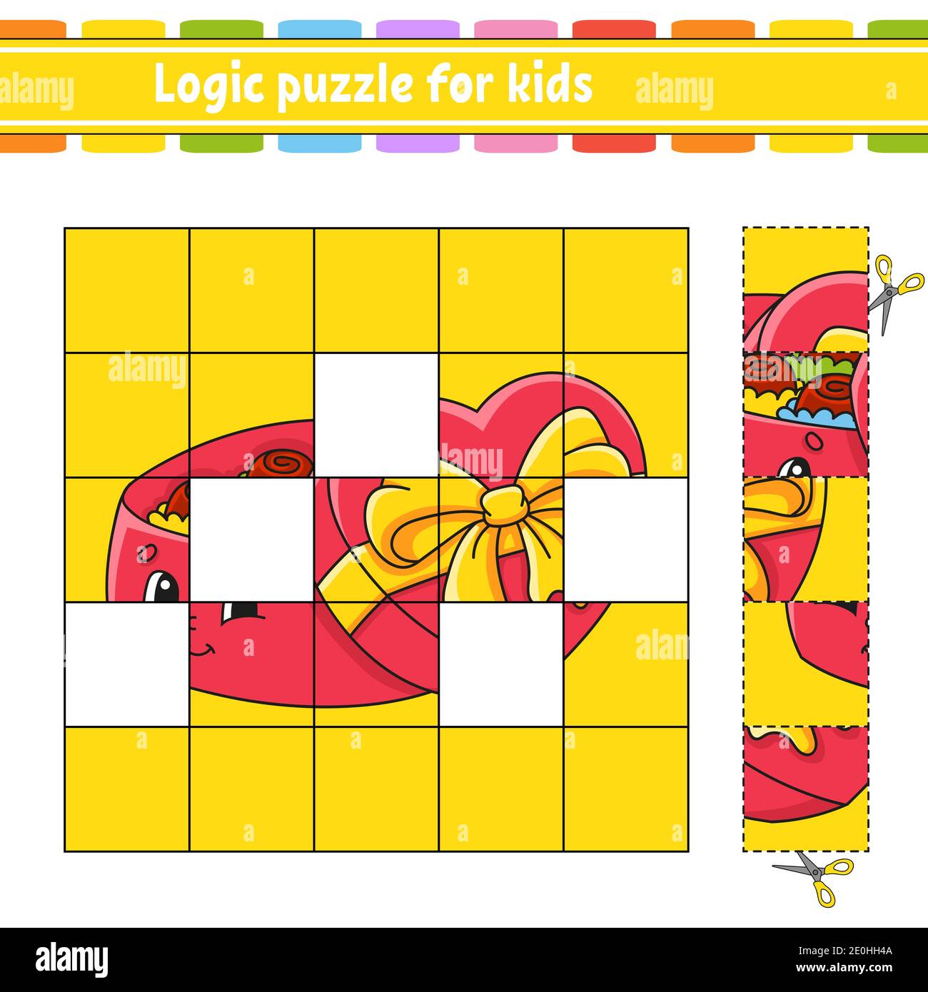 Logic puzzle for kids. Education developing worksheet. Learning game ...