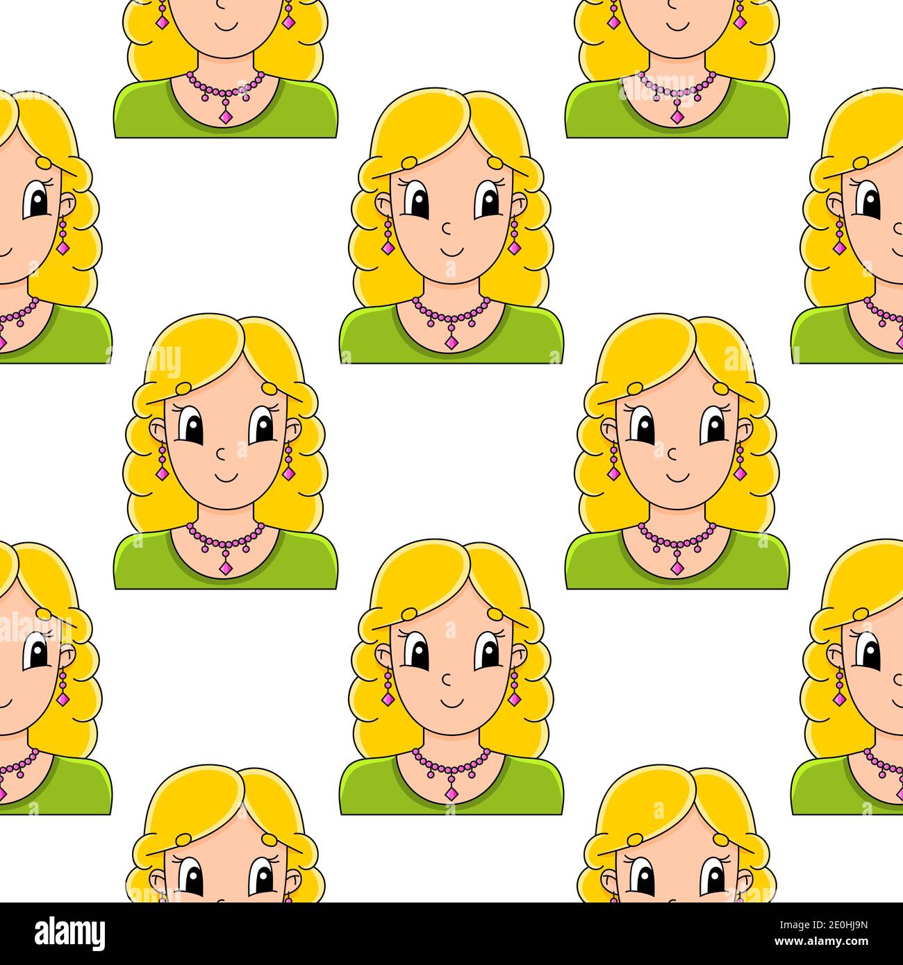 Color seamless pattern. Cartoon style. Bright design. For walpaper ...