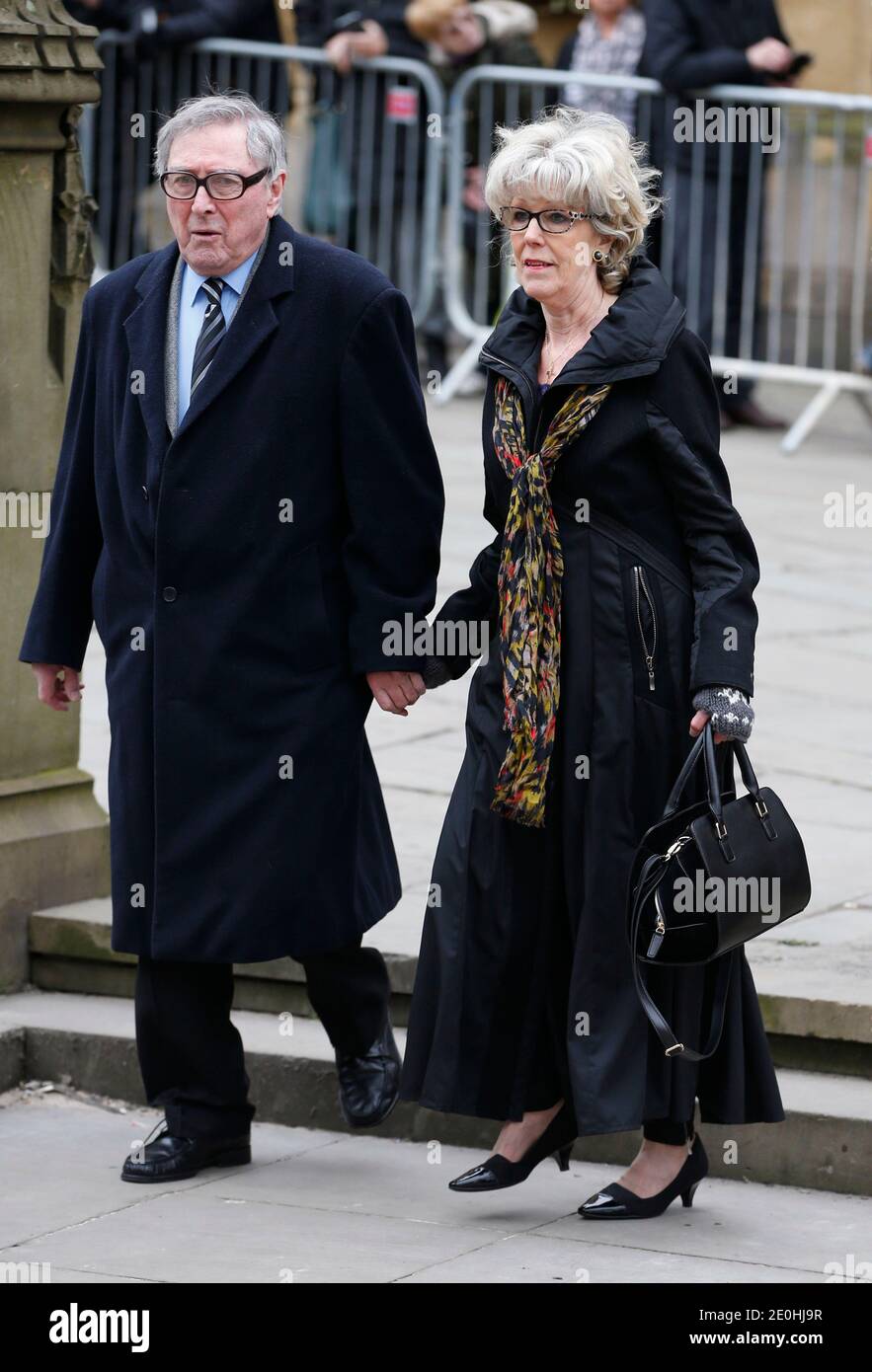 File photo dated 18/03/16 of Mark Eden and Sue Nicholls arriving at ...