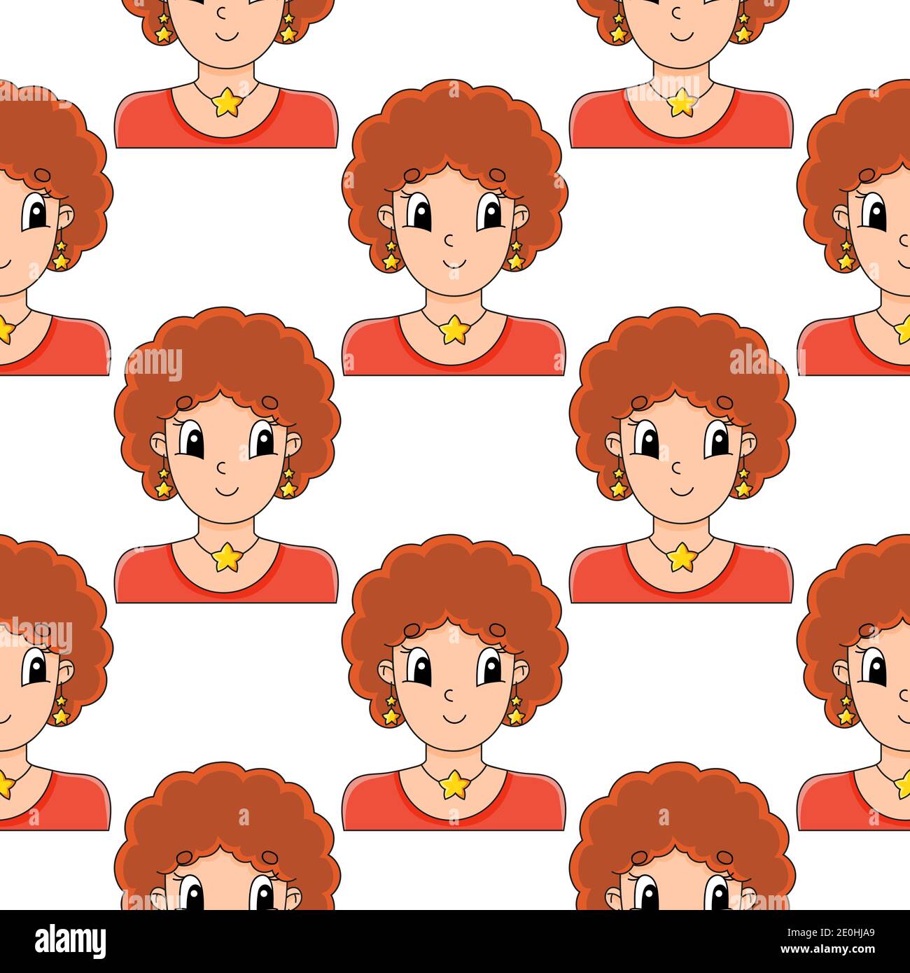 Color seamless pattern. Cartoon style. Bright design. For walpaper ...