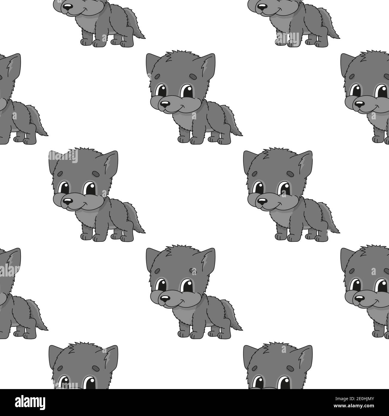 Color seamless pattern. Cartoon style. Bright design. For walpaper ...