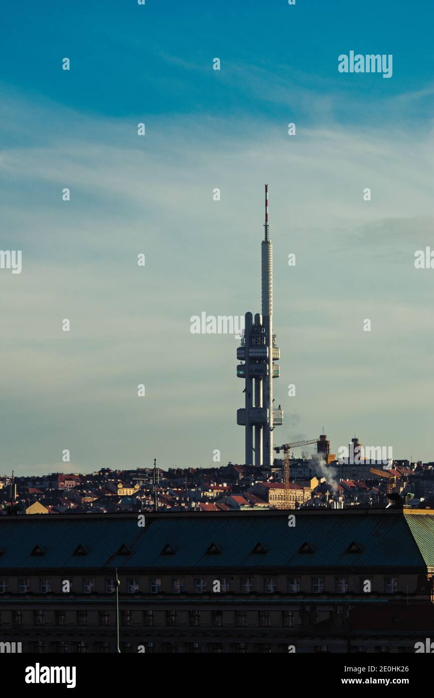 Tall communication tower under hi-res stock photography and images - Alamy