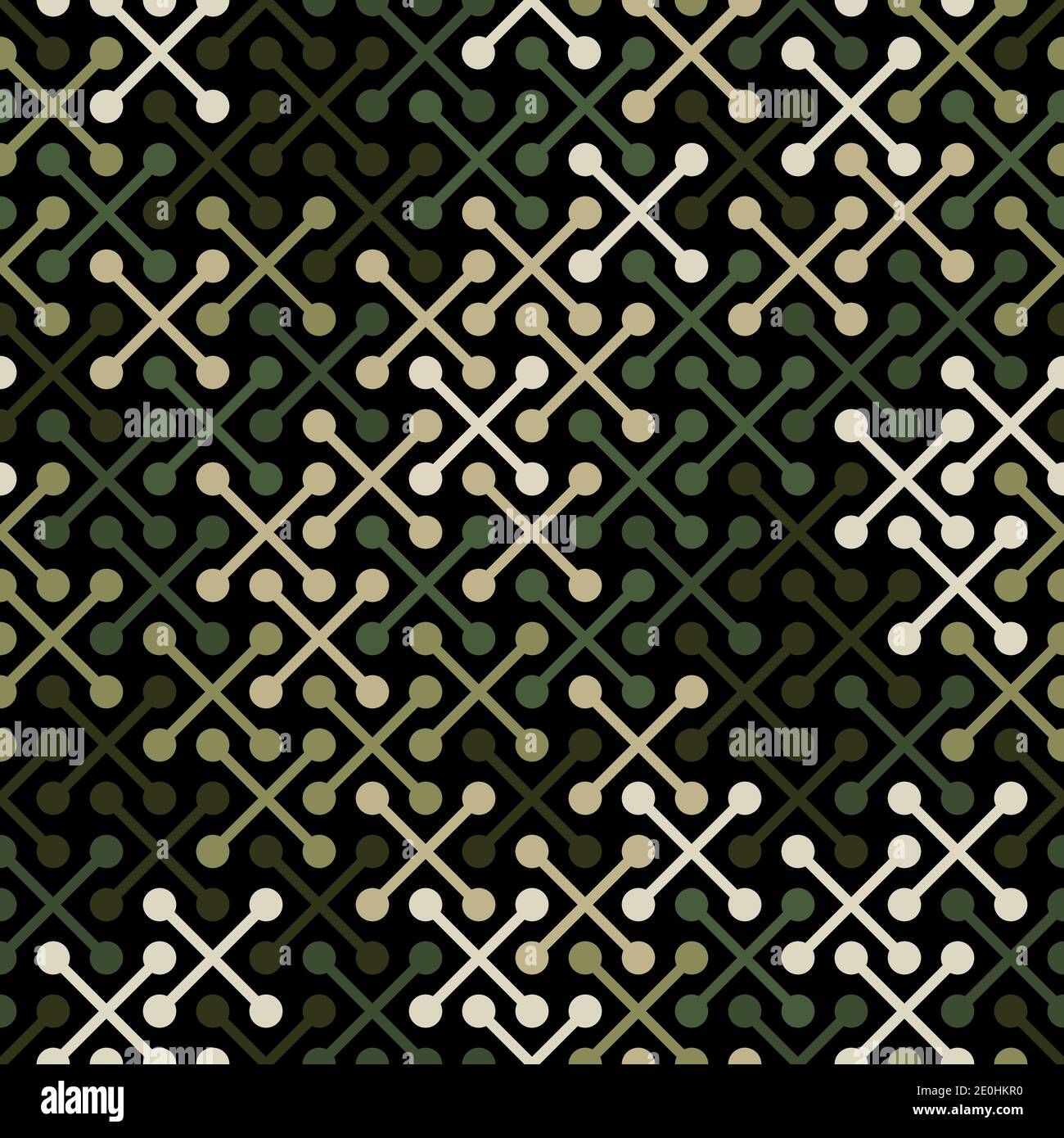 Vector geometric seamless pattern with simple cross shapes silhouettes ...