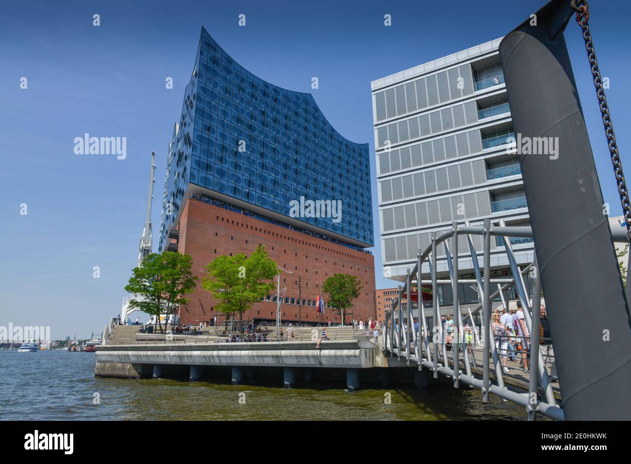 Elbphilharmonie, Platz der Deutschen Einheit, Hafencity, Hamburg ...