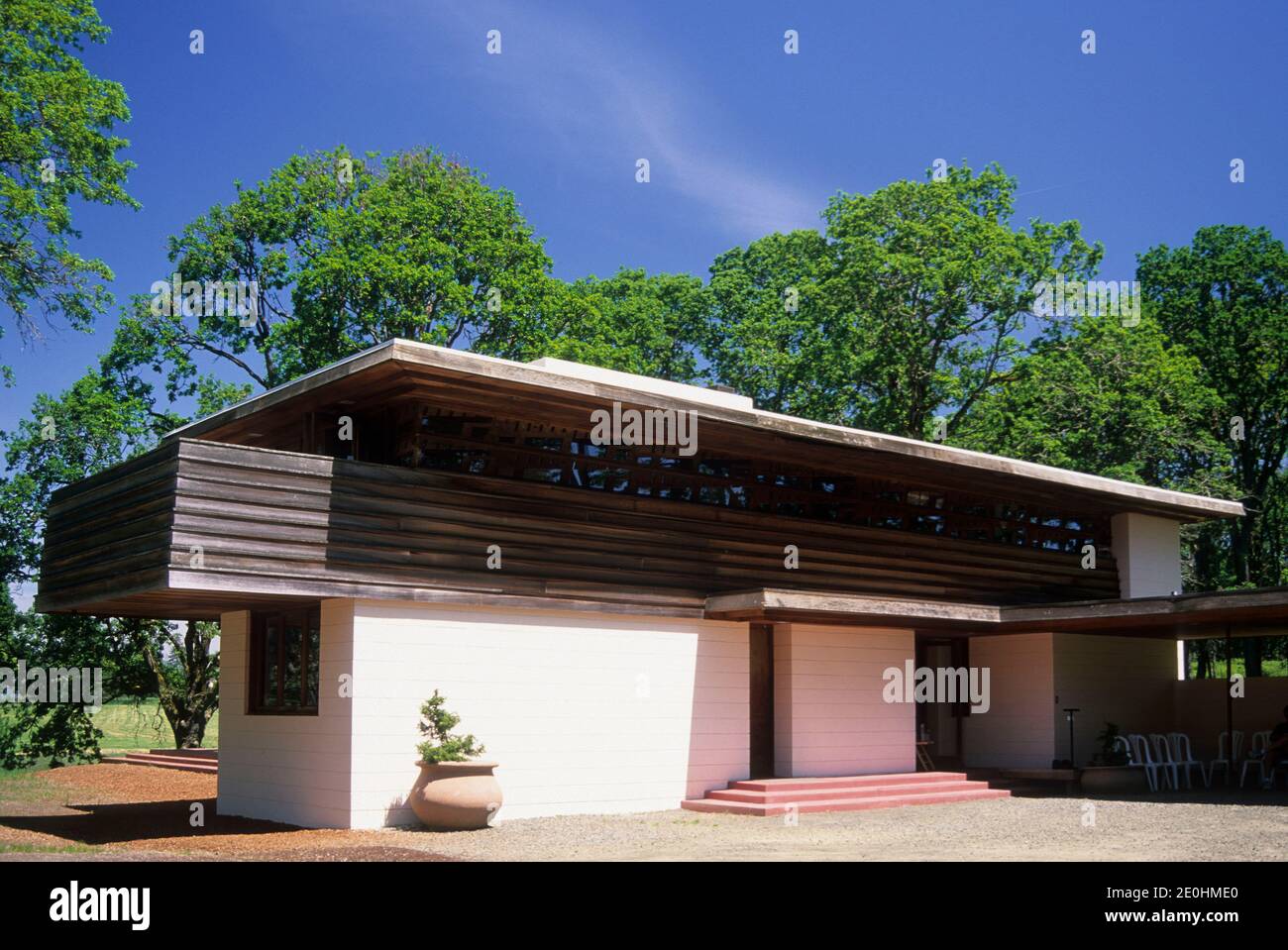 Gordon House by Frank Lloyd Wright, Oregon Garden, Silverton, Oregon ...